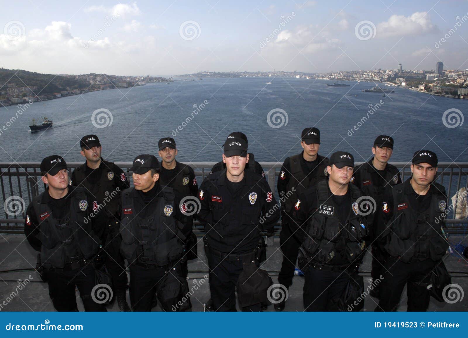 Turkish police men editorial stock photo. Image of marathon - 19419523