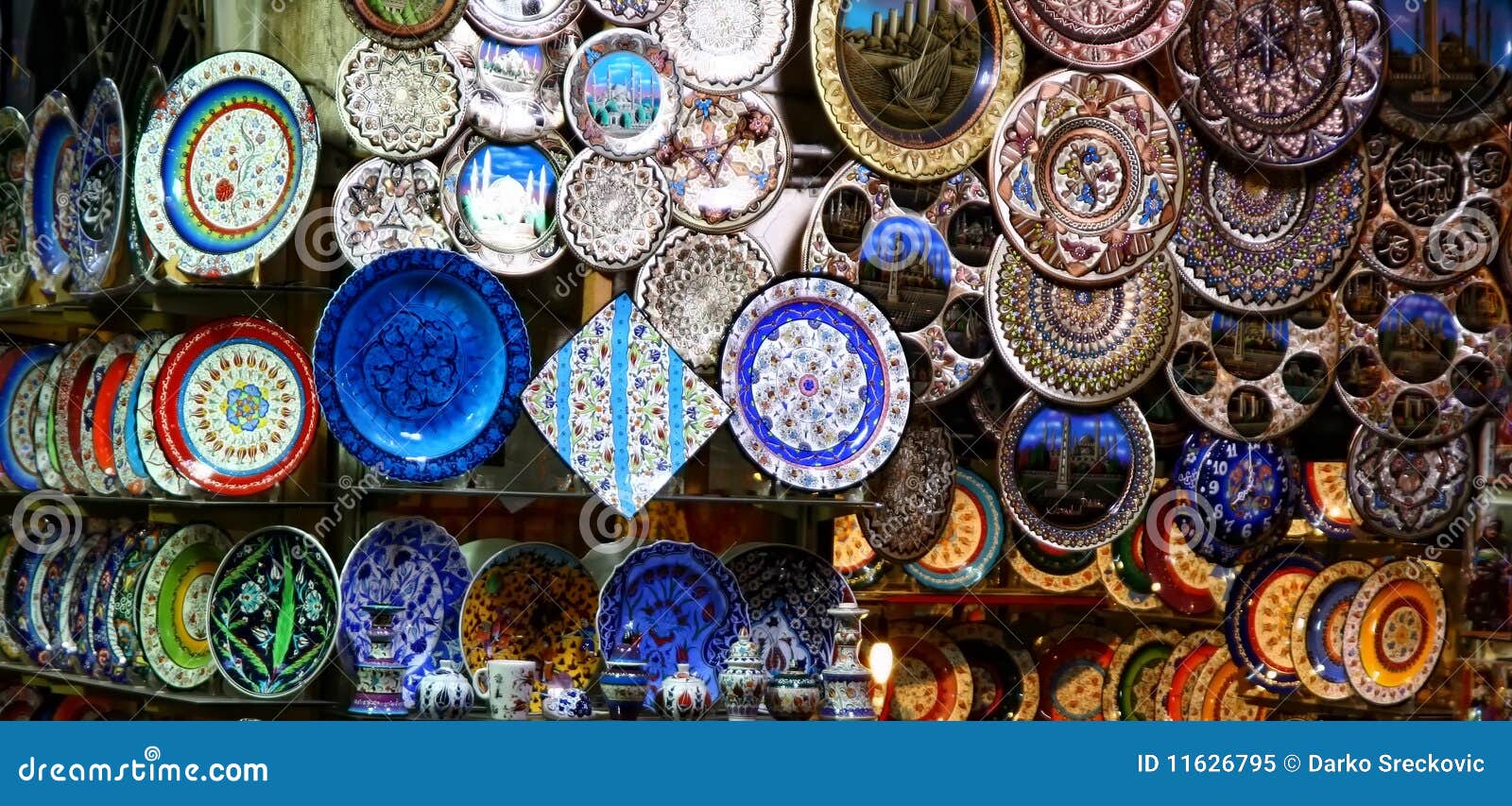 Turkish pottery stock image. Image of pattern, bunch - 11626795