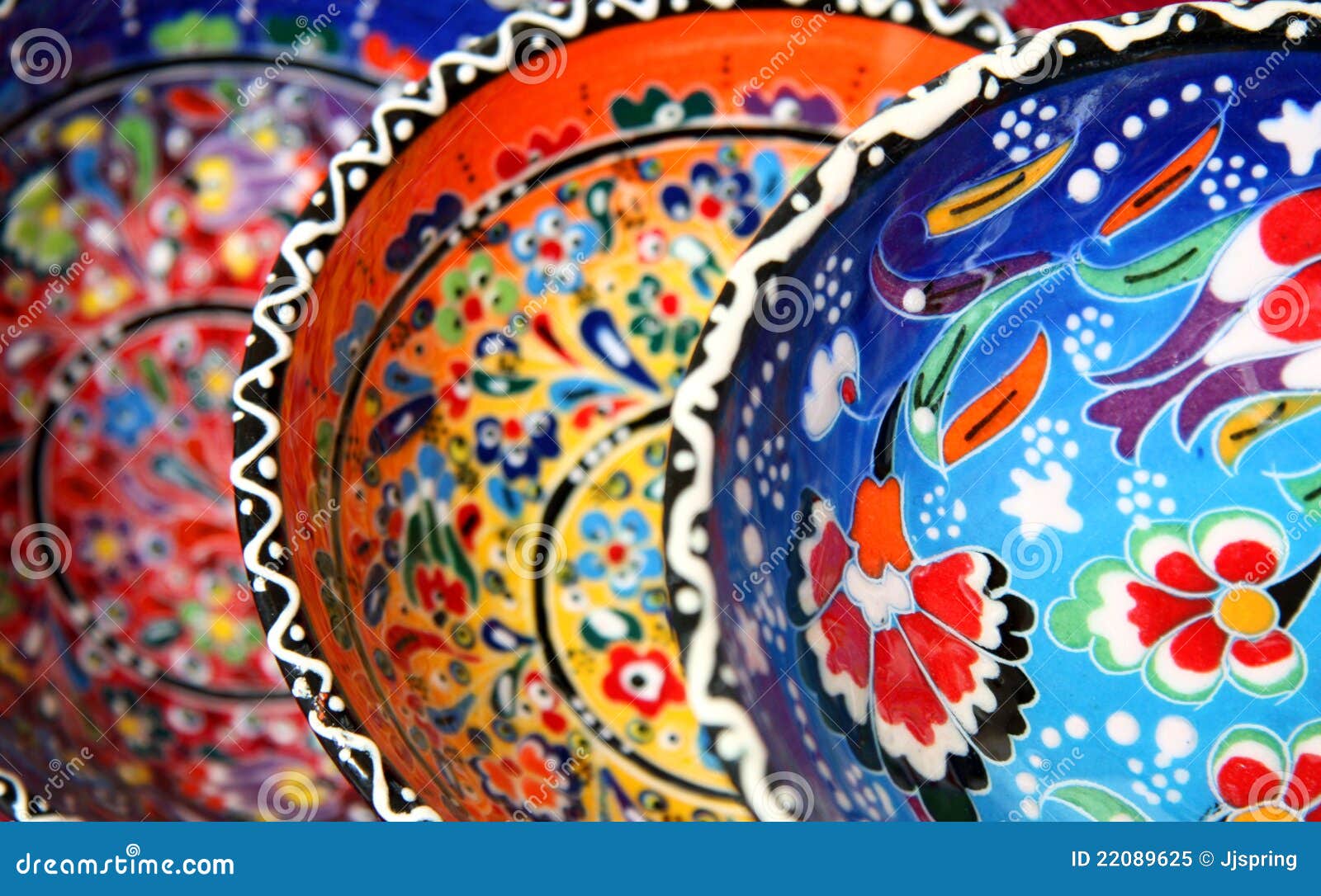 Turkish pottery stock image. Image of adornment, artistic - 22089625