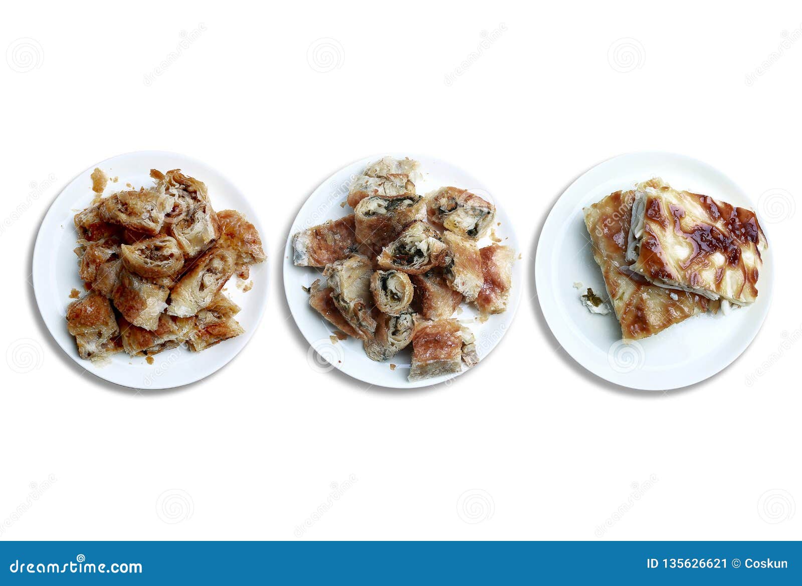 Different Versions Turkish Puff Pastry Stock Image - Image of boregi ...