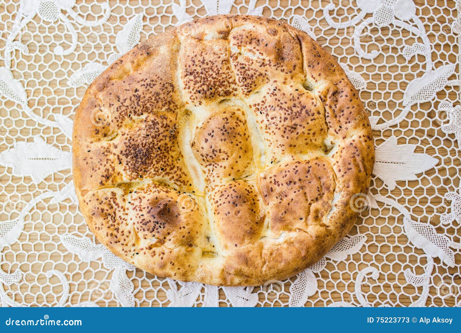 Turkish Ramadan Pidesi. stock image. Image of culture - 75223773