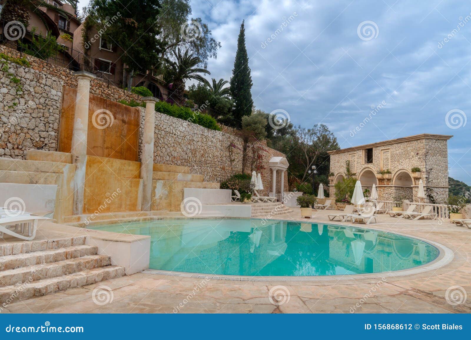 Turkish Resort with Swimming Pool Stock Photo - Image of beautiful ...