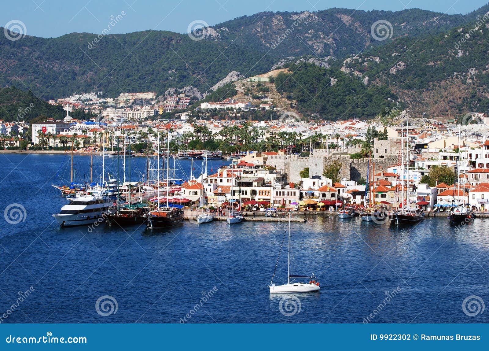 Turkish Resort Town stock photo. Image of turkey, tourism - 9922302