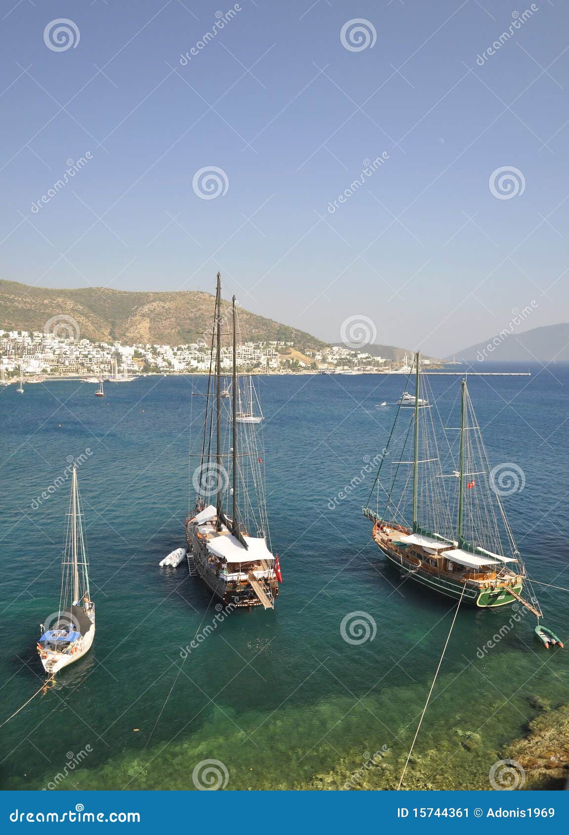 Turkish sail boats stock image. Image of transportation - 15744361