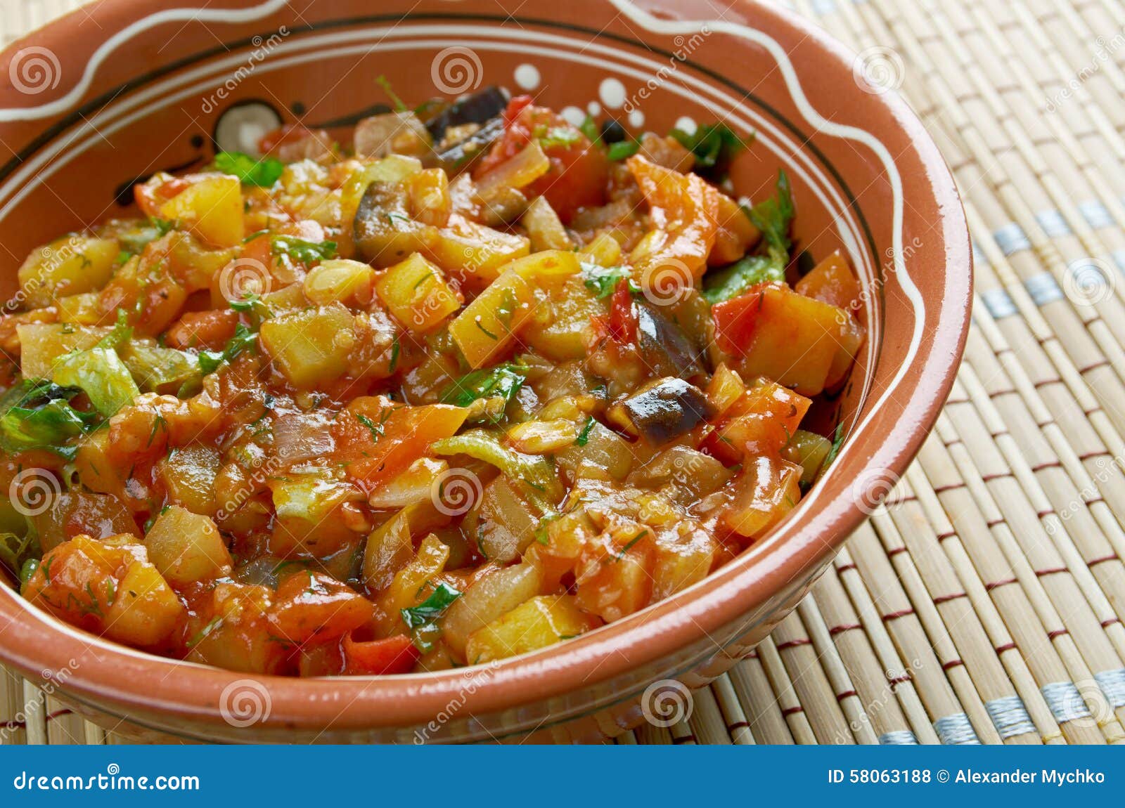 Turkish saksuka stock photo. Image of vegetable, ragout - 58063188