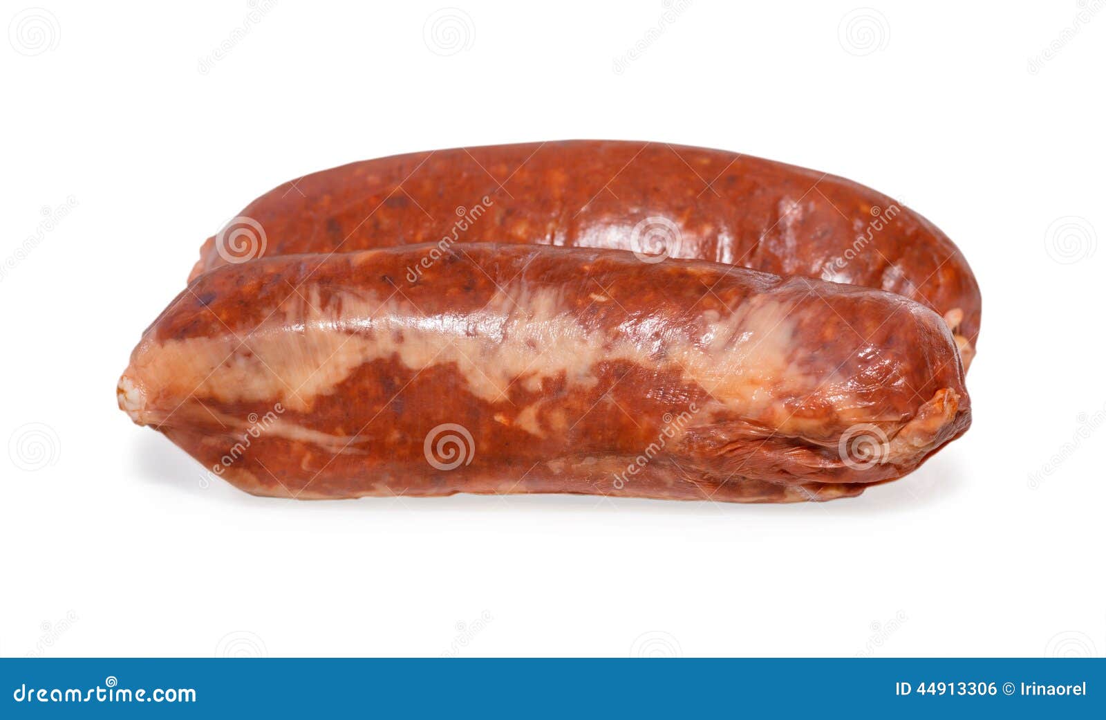 Turkish Sausage Kangal Sausage. Homemade Kangal Soudjouk, Isolated On A ...