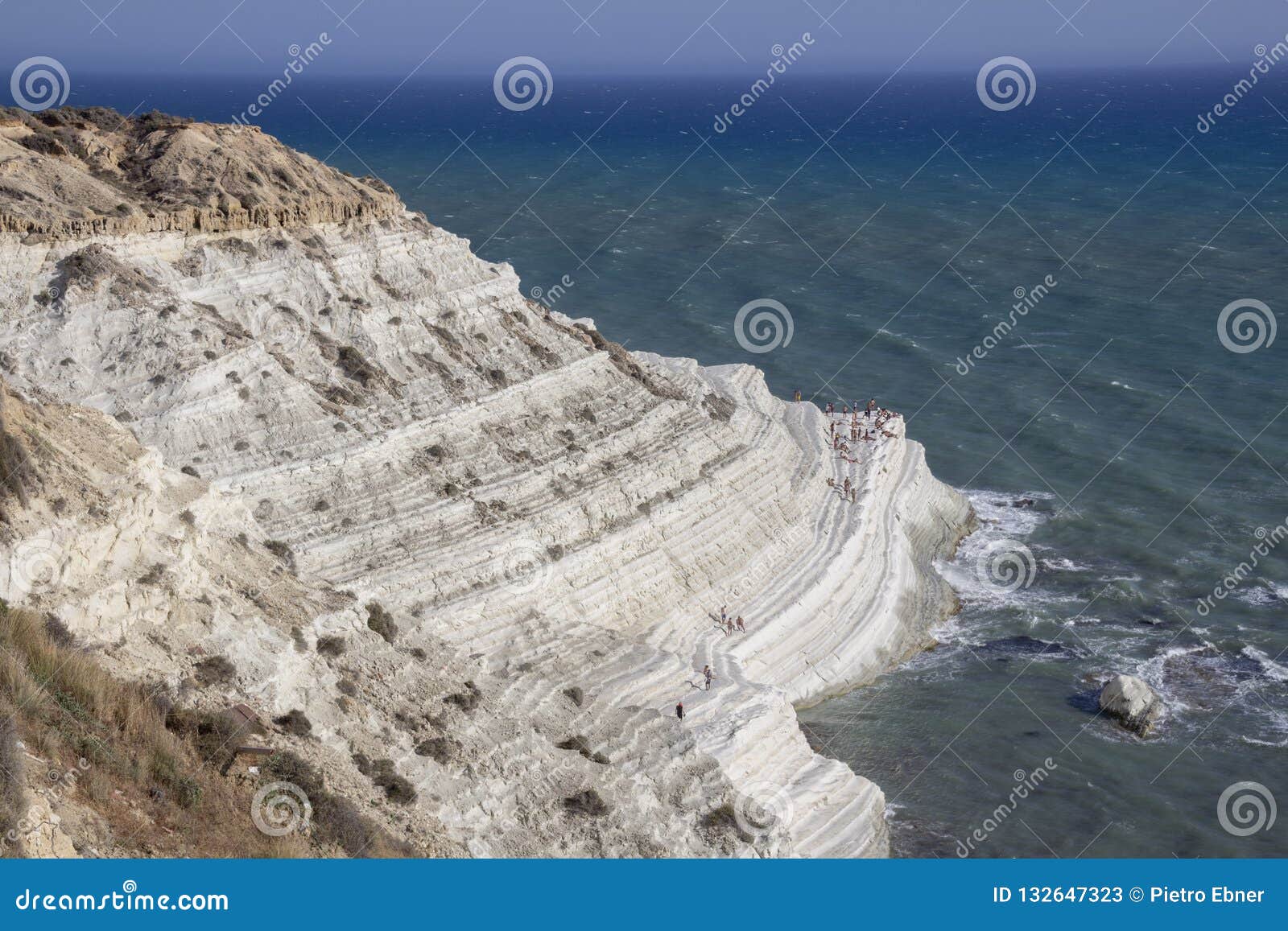 The Turkish Scale in Agrigento Stock Image - Image of sicily, beautiful ...