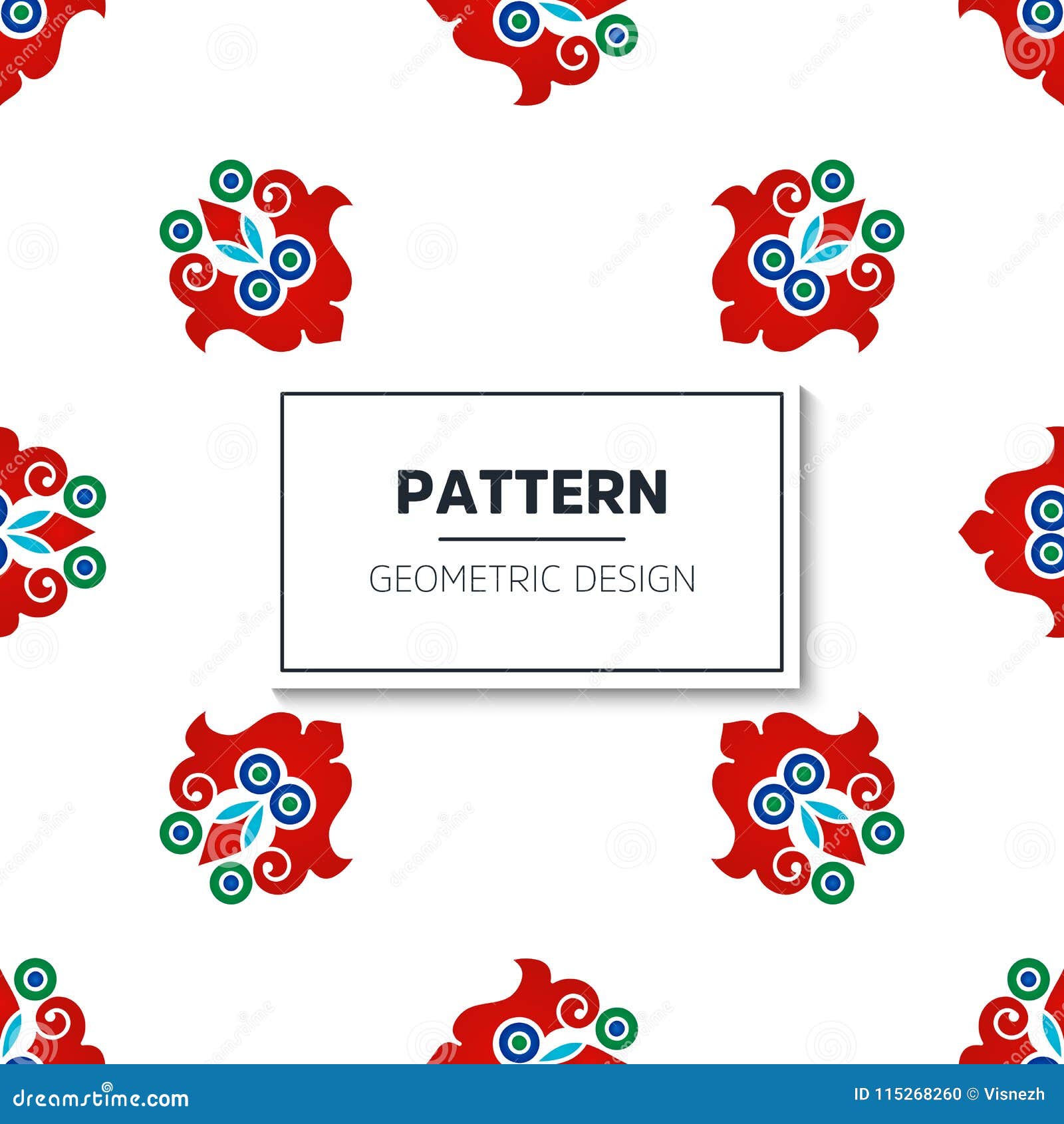 Turkish seamless pattern stock vector. Illustration of border - 115268260