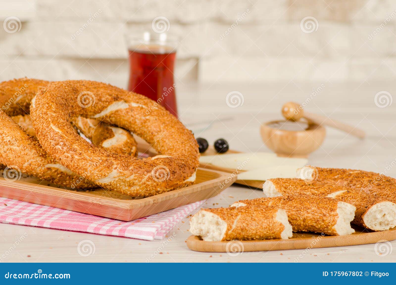 Turkish Simit from Turkish Cuisine Stock Photo - Image of pastry ...