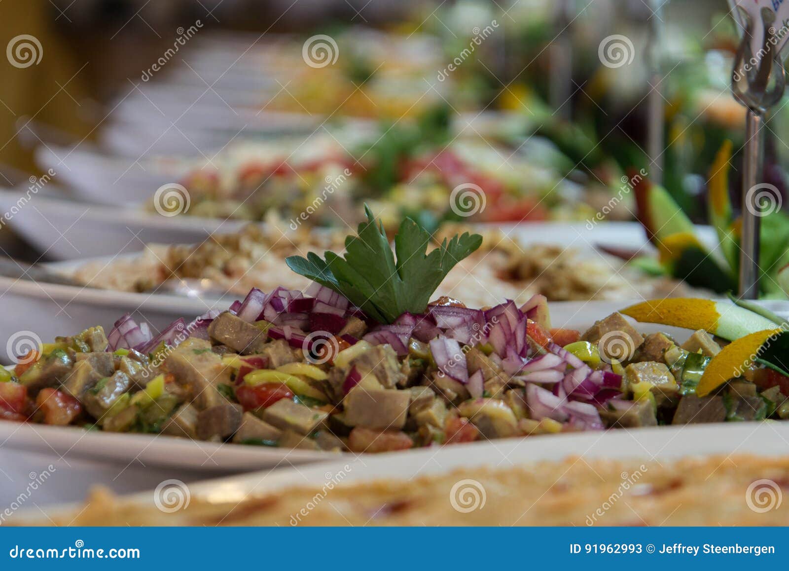 Turkish Small Starter Dish Served Stock Image - Image of fresh, stuffed ...