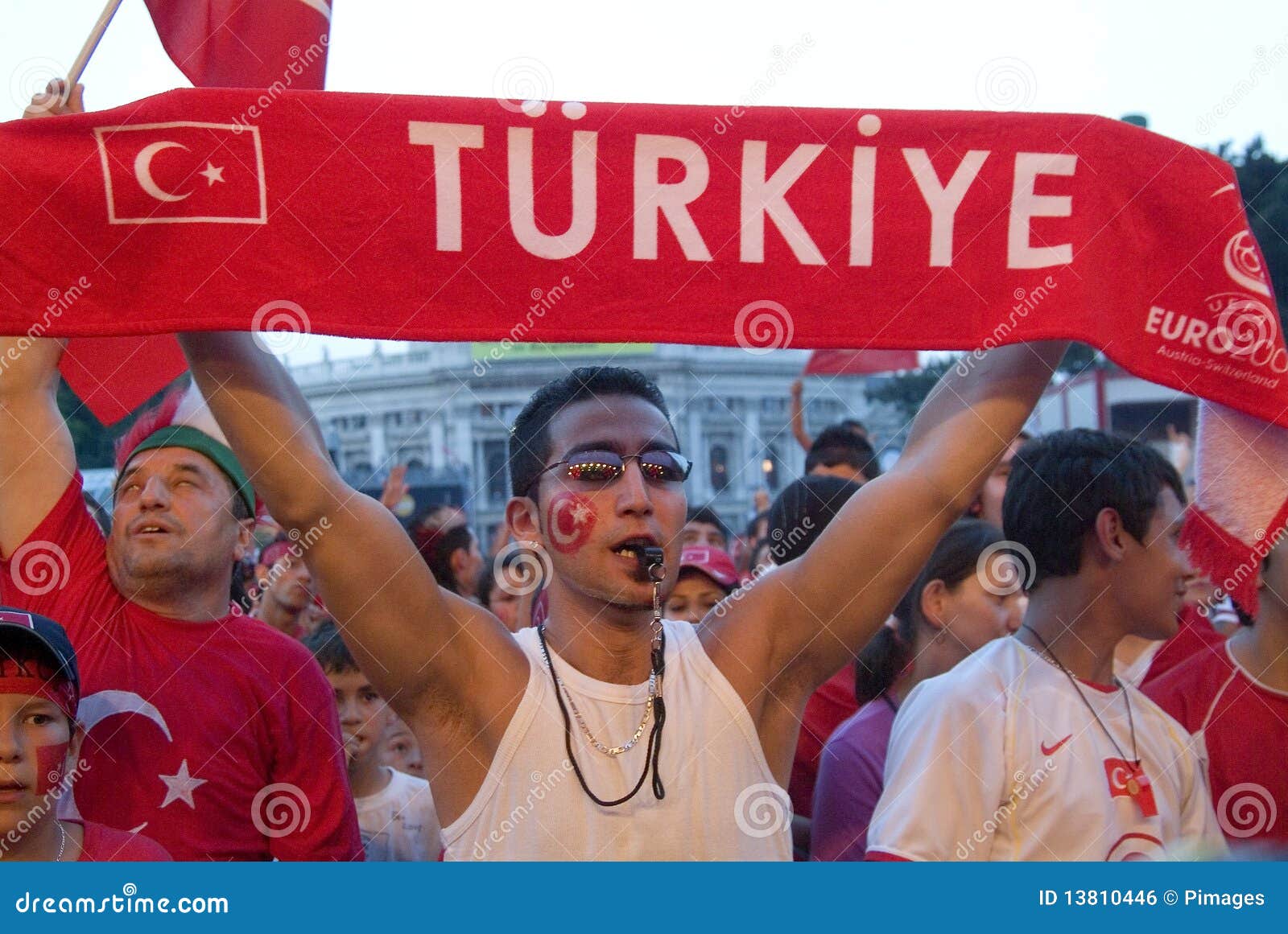 Turkish Soccer Fan editorial photo. Image of color, energized - 13810446