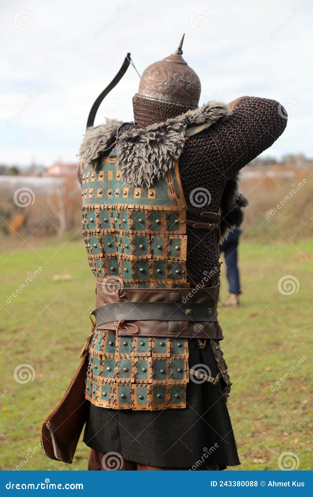 A Turkish Soldier in Traditional Clothing. Stock Photo - Image of ...