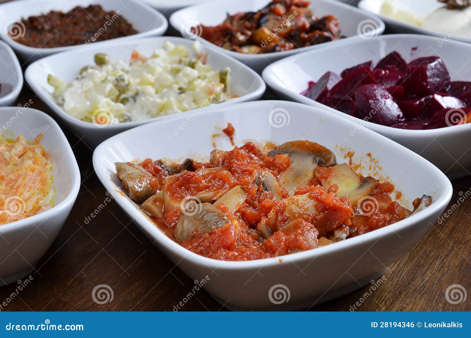 Turkish starters stock photo. Image of delicatessen, beet - 28194346