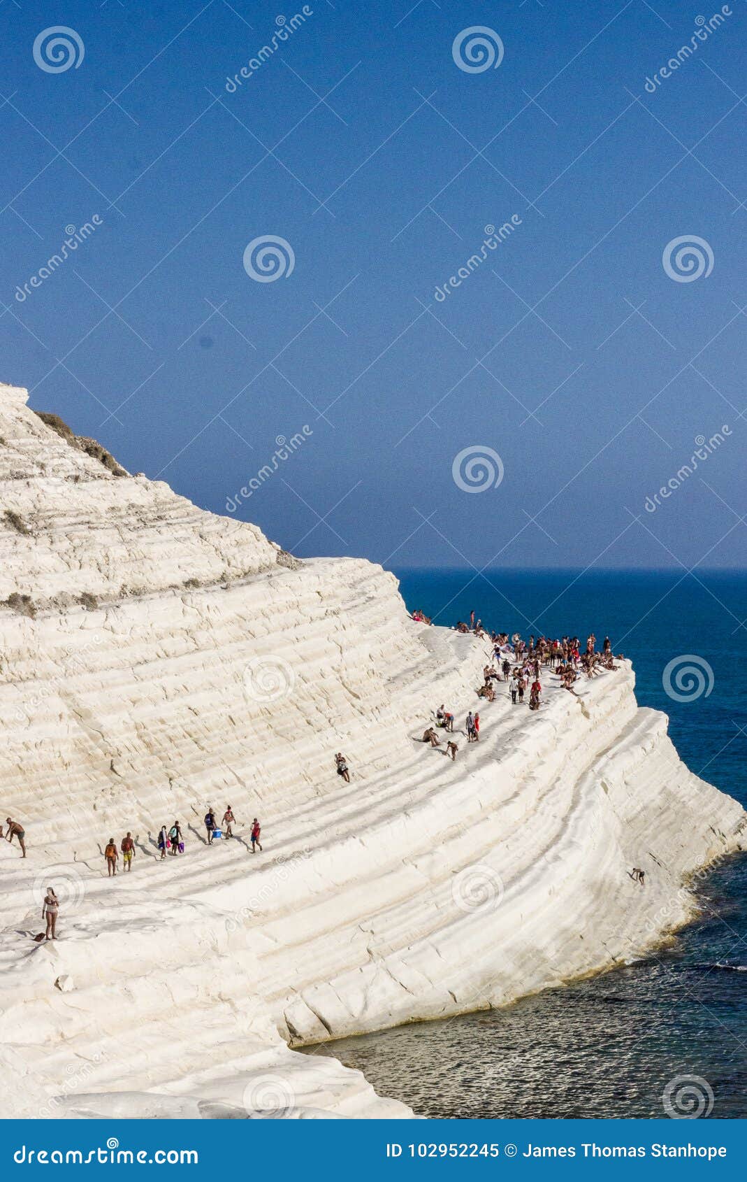 Turkish Steps, Agrigento, Sicily Stock Image - Image of stone ...