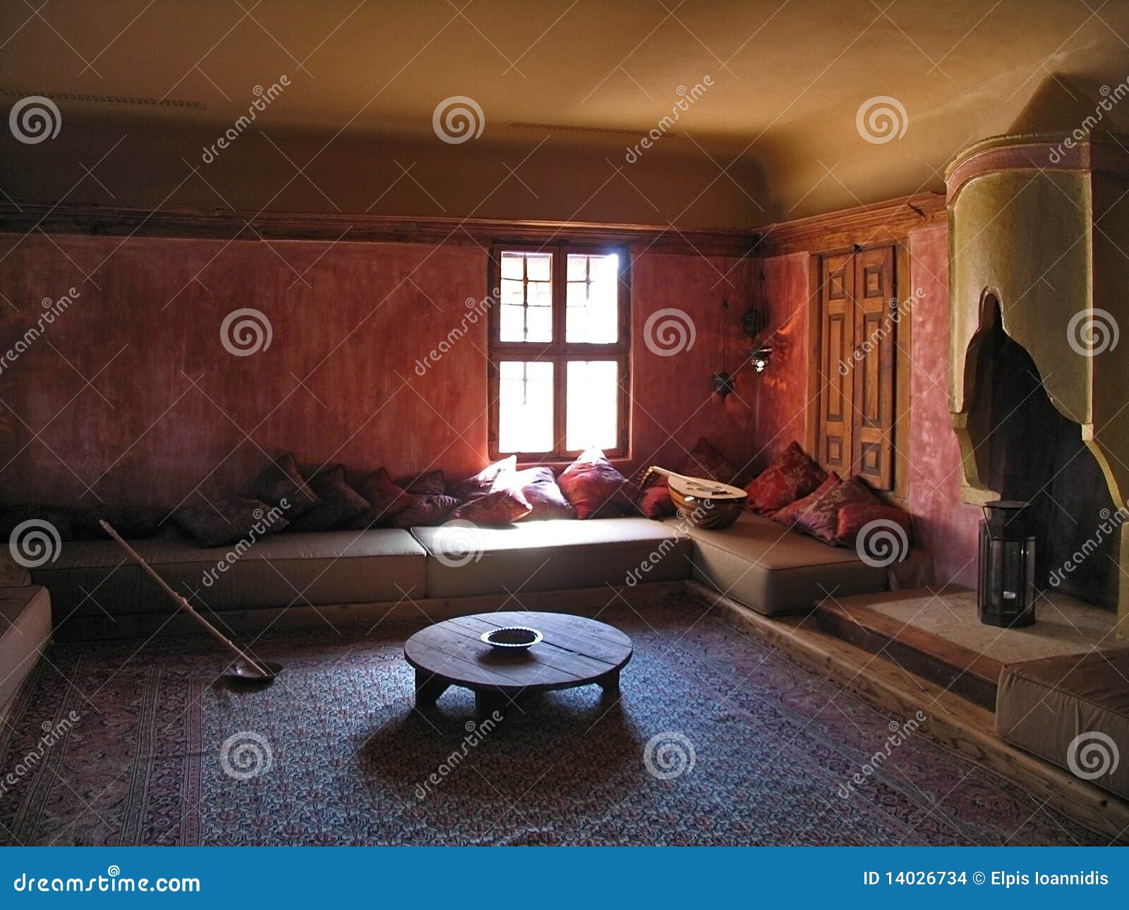 Turkish stile room, stock photo. Image of moroccan, lifestyle - 14026734