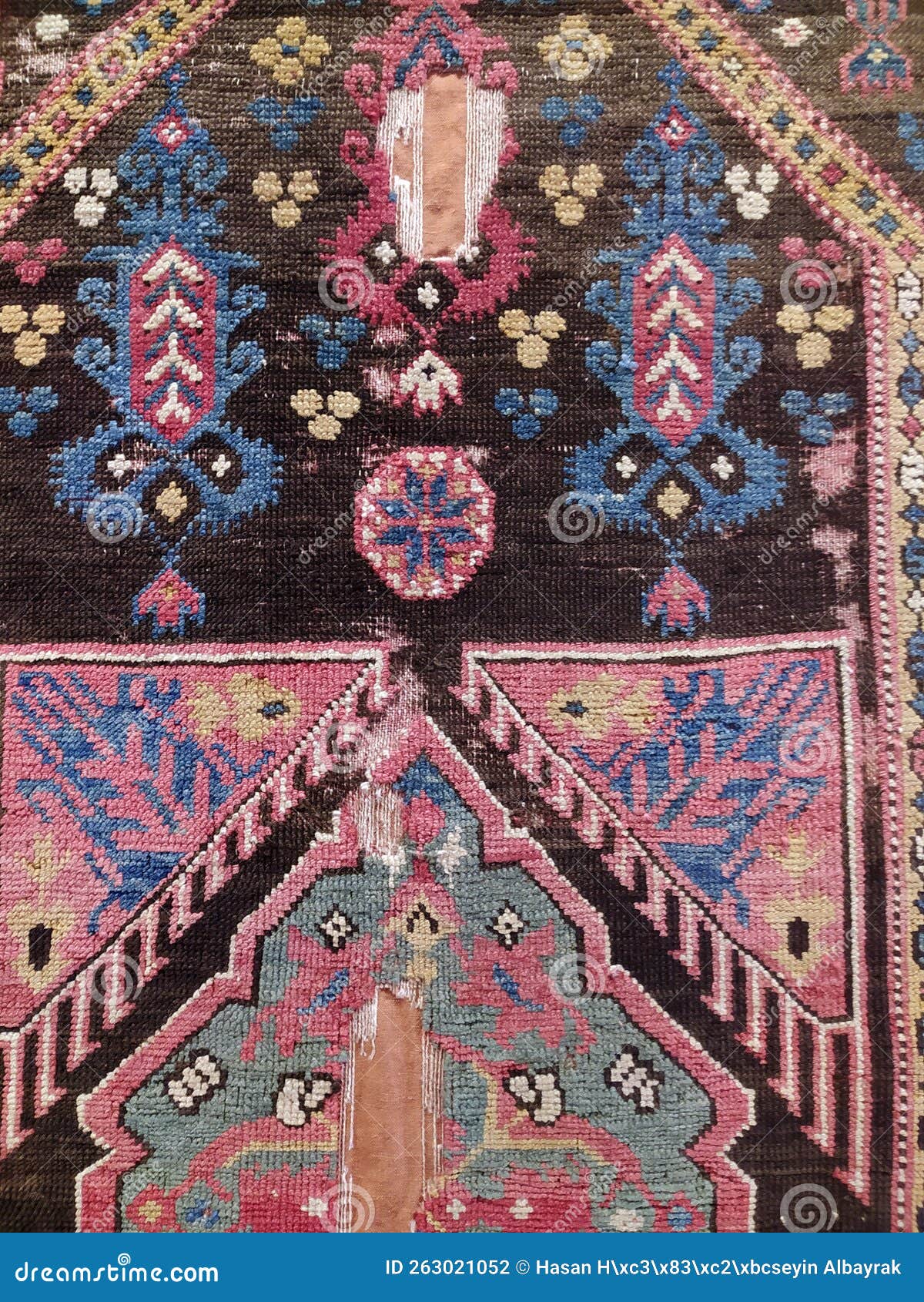 Turkish Style Carpet Texture Unique Design Stock Photo - Image of ...