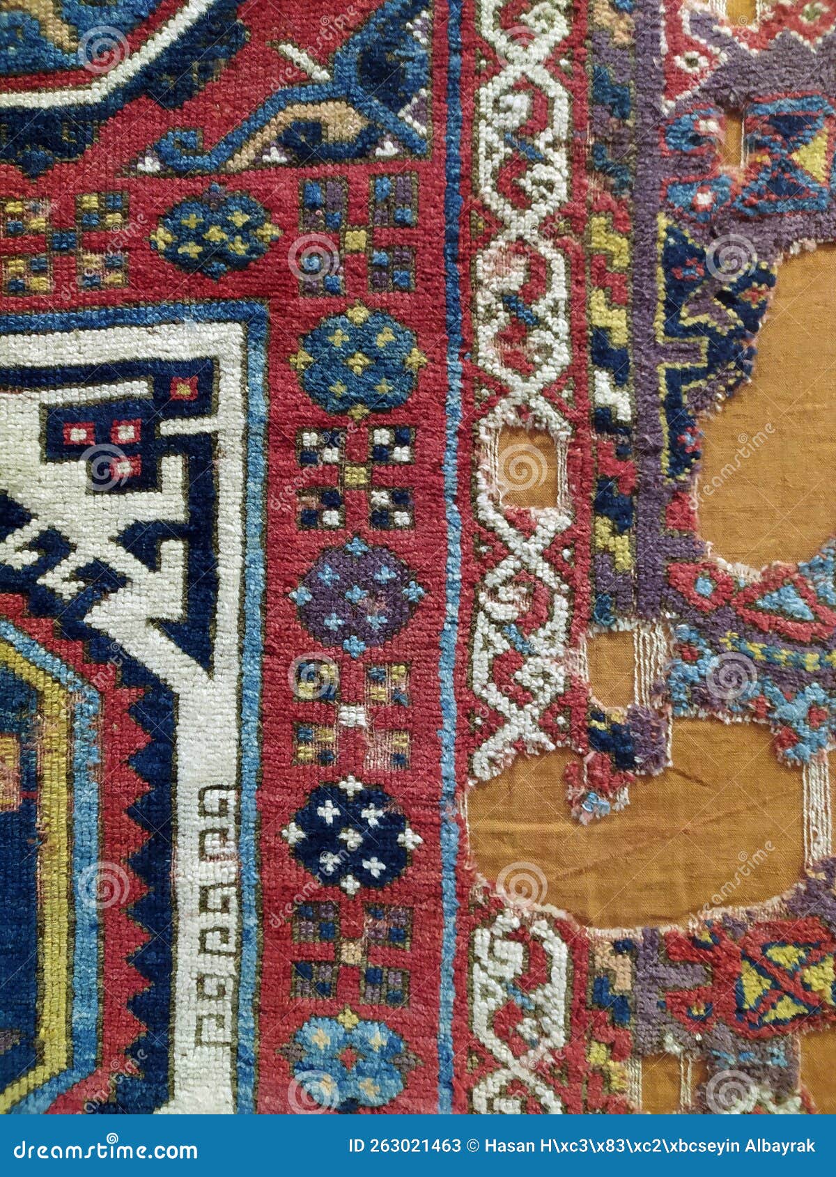 Turkish Style Carpet Texture Unique Design Stock Image - Image of ...