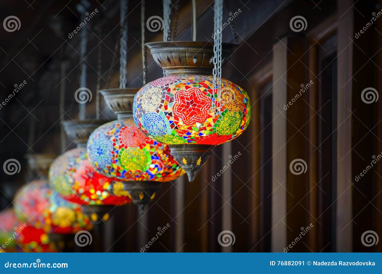 Turkish Style Lanterns stock image. Image of design, craft - 76882091
