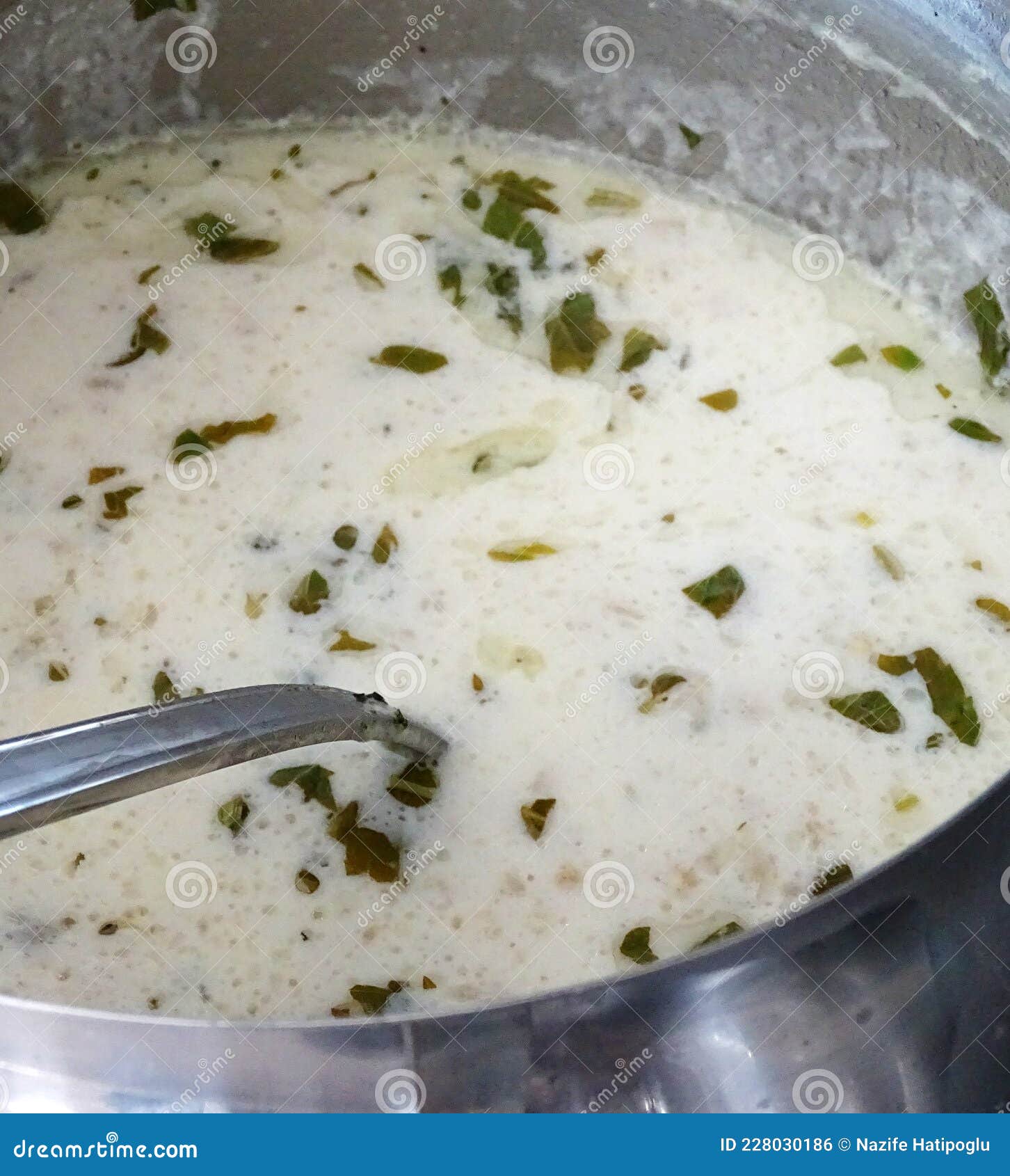 Turkish Style Plateau Soup,soup Made with Strained Yogurt, Yogurt Soup ...