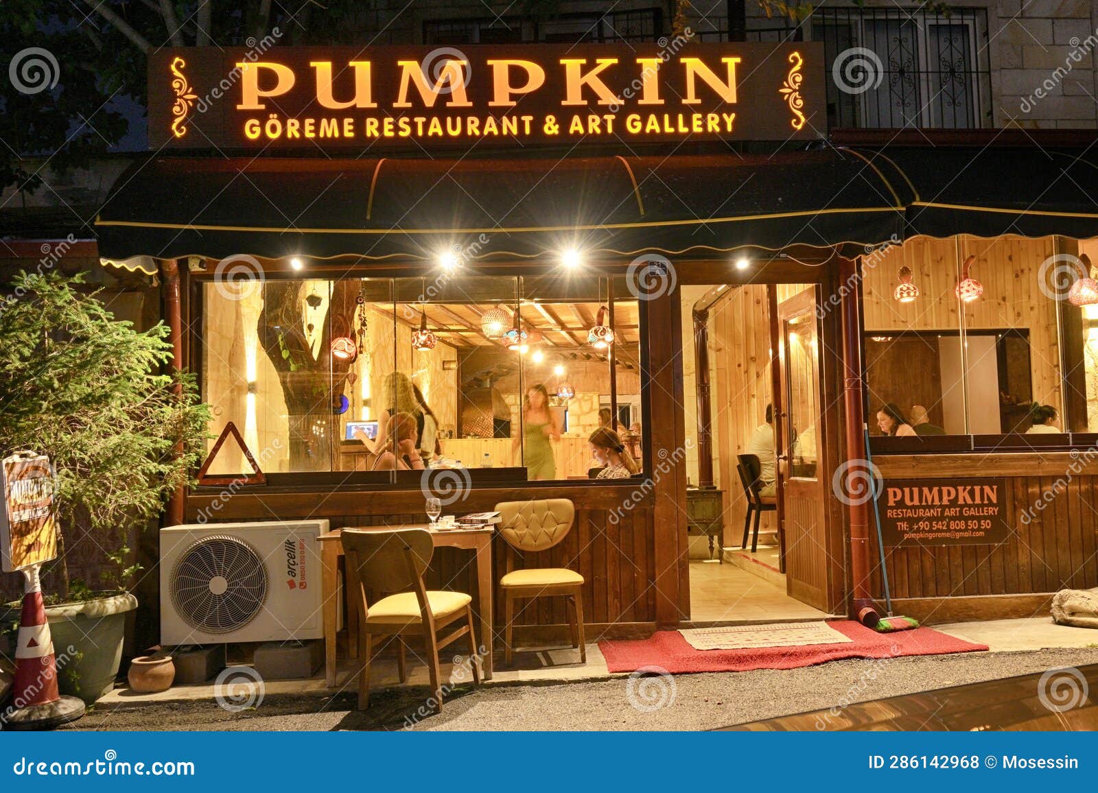 Turkish Style Restaurant Exterior Design Editorial Stock Photo - Image ...