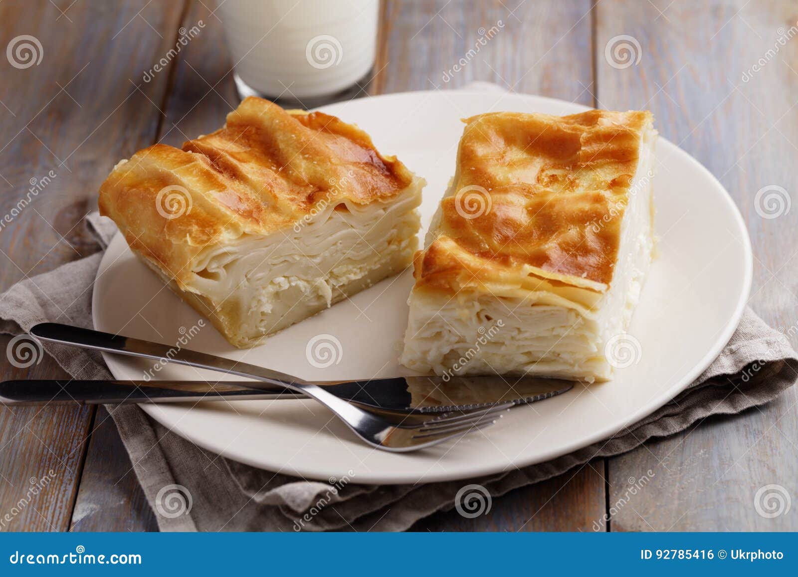 Turkish Su Boregi on a Plate Stock Photo - Image of food, meal: 92785416