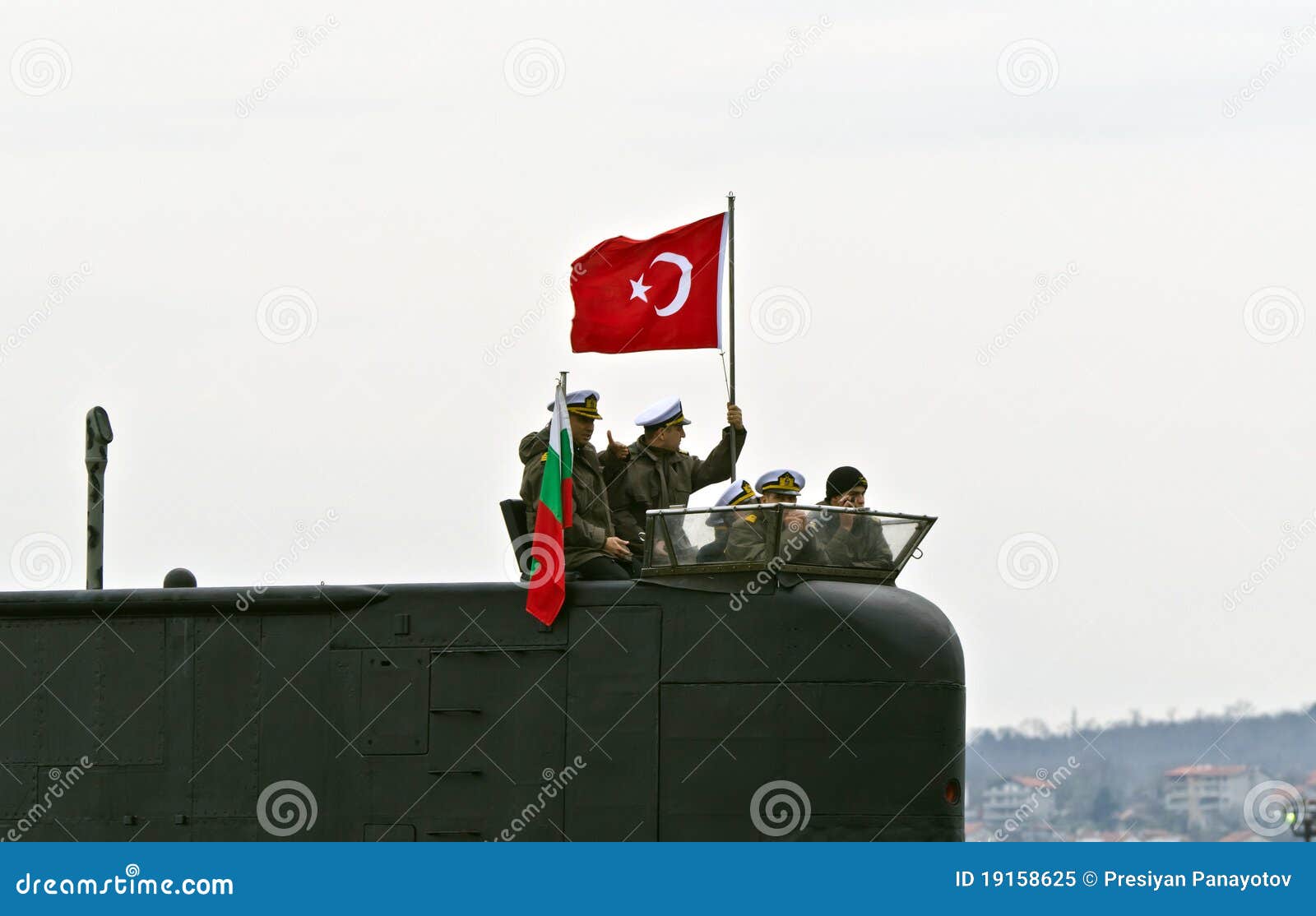 Turkish Submarine DOLUNAY (S-352) Editorial Image - Image of board ...