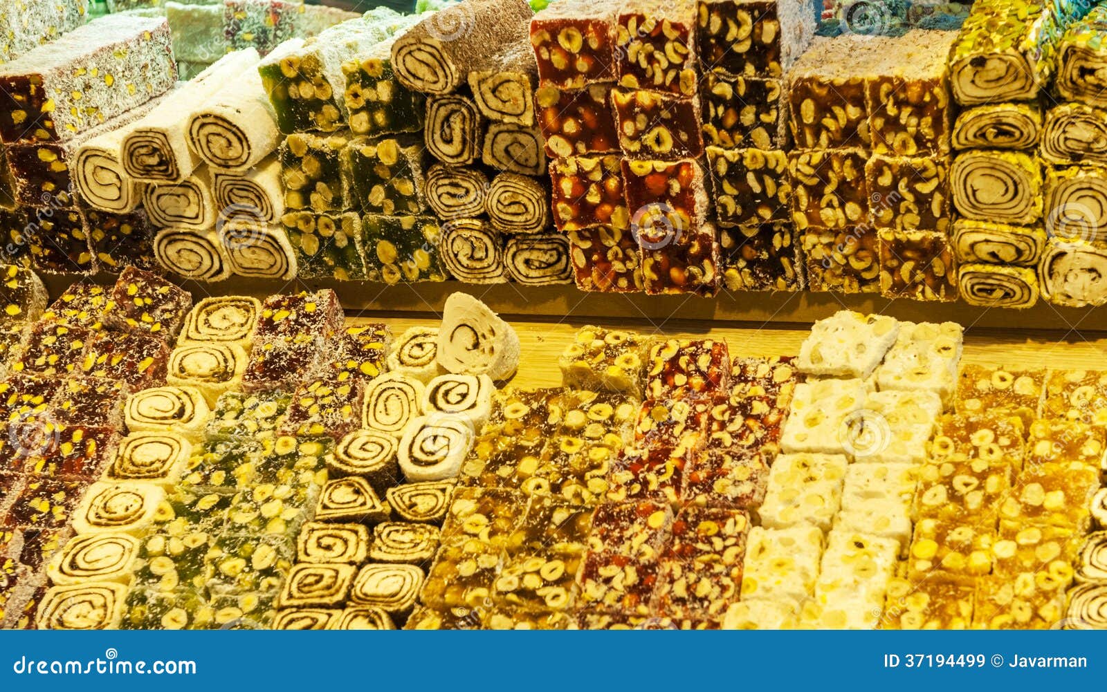 Turkish Sweets at Grand Bazaar, Istanbul Stock Image - Image of lokum ...