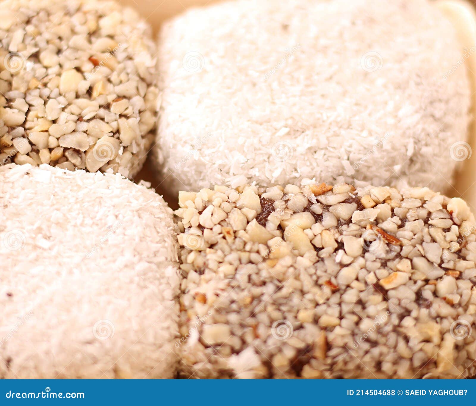 Turkish Sweets with Sesame and Fondouk Stock Photo - Image of walnuts ...