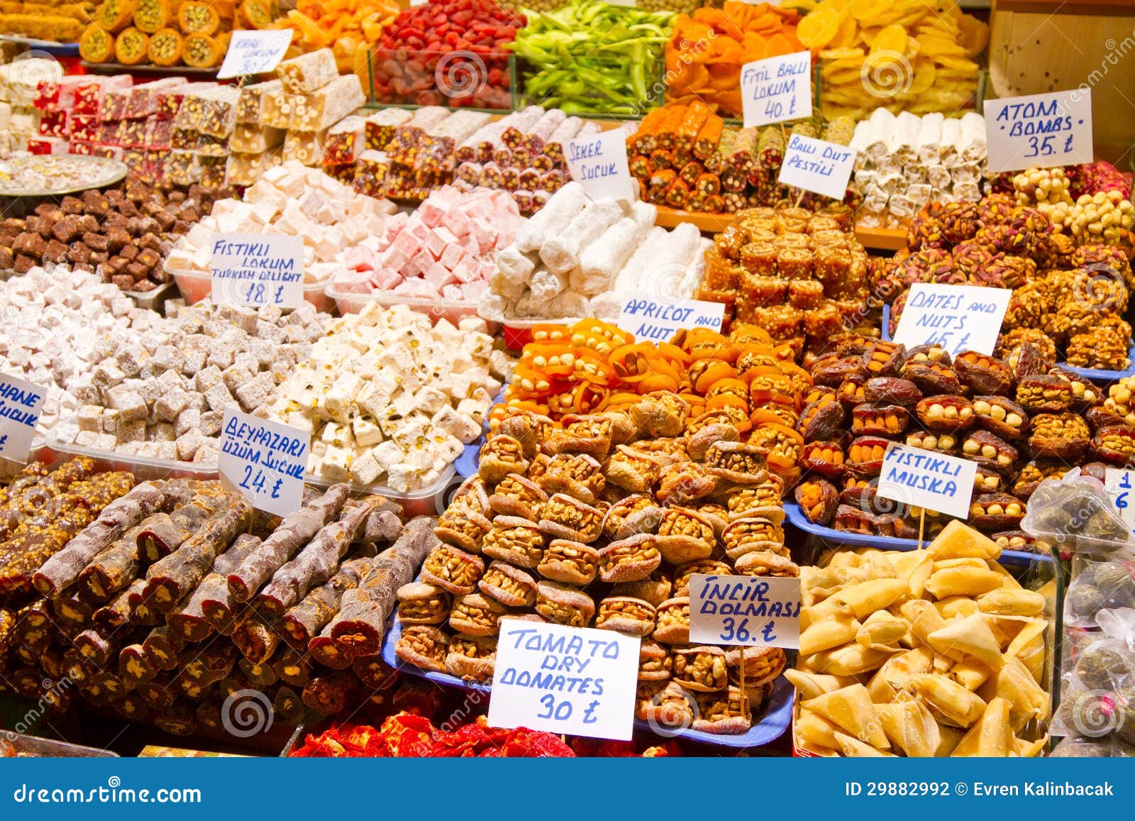 Turkish Sweets stock photo. Image of turkish, date, food - 29882992