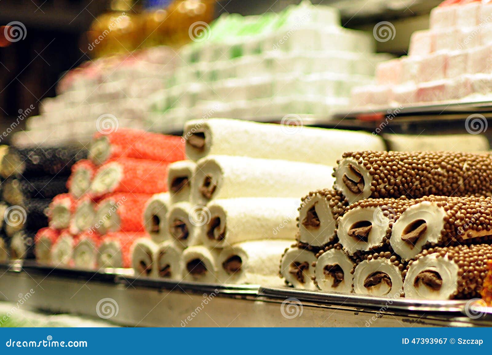 Turkish sweets stock image. Image of candy, istanbul - 47393967