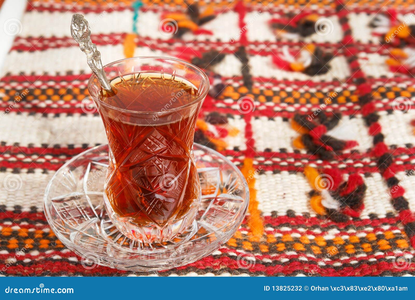 Turkish tea stock photo. Image of blacktea, closeup, black - 13825232