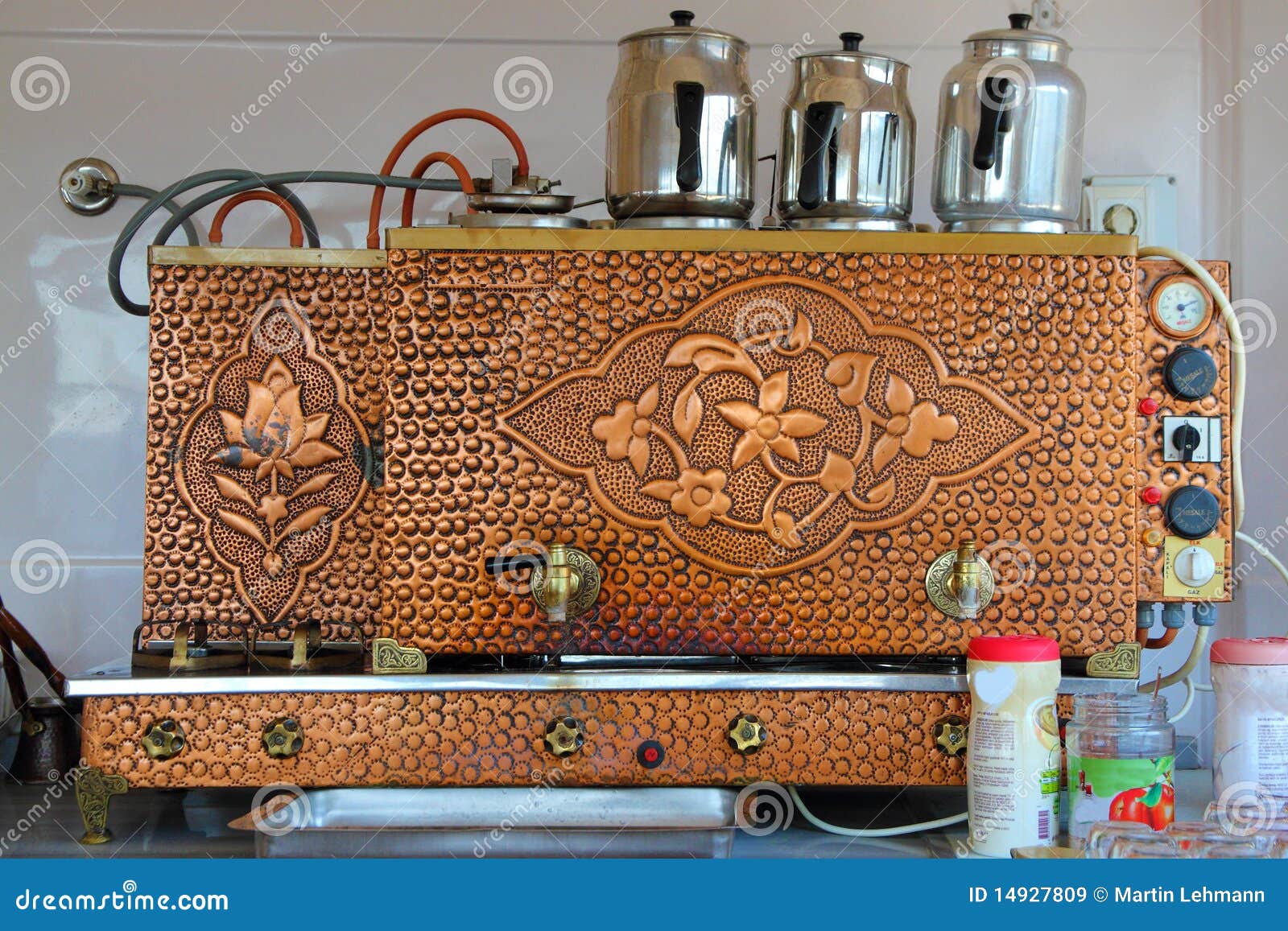 Turkish tea machine stock image. Image of ancient, strong - 14927809