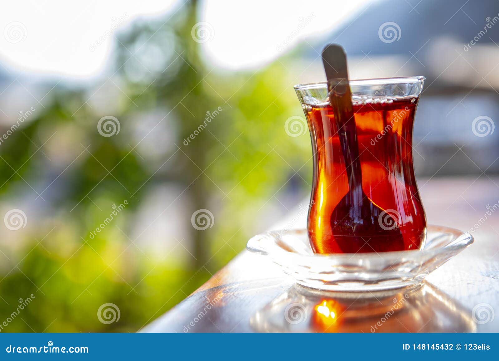 Turkish tea stock photo. Image of food, table, breakfast - 148145432