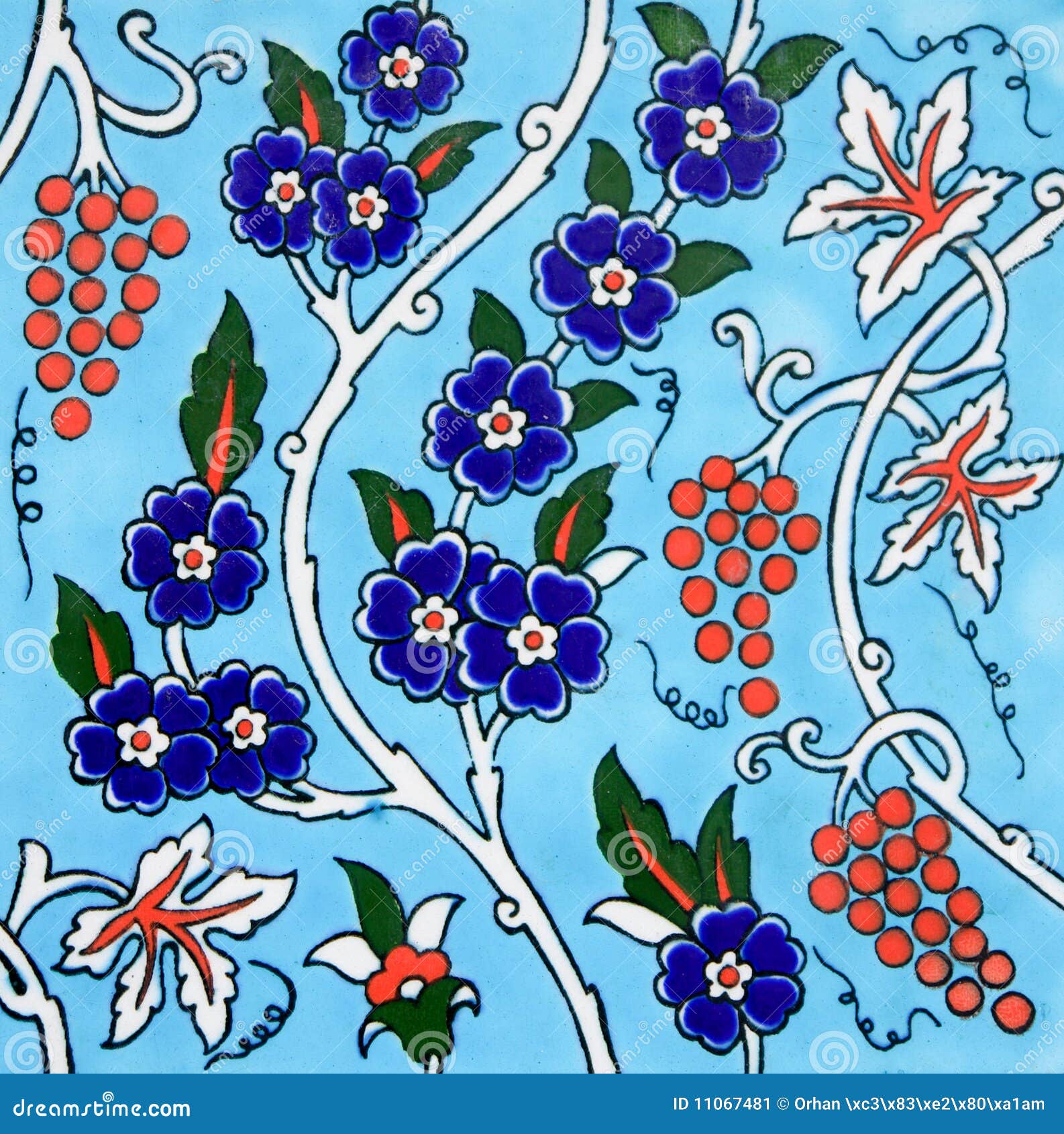 Turkish tiles stock image. Image of museum, eastern, decor - 11067481