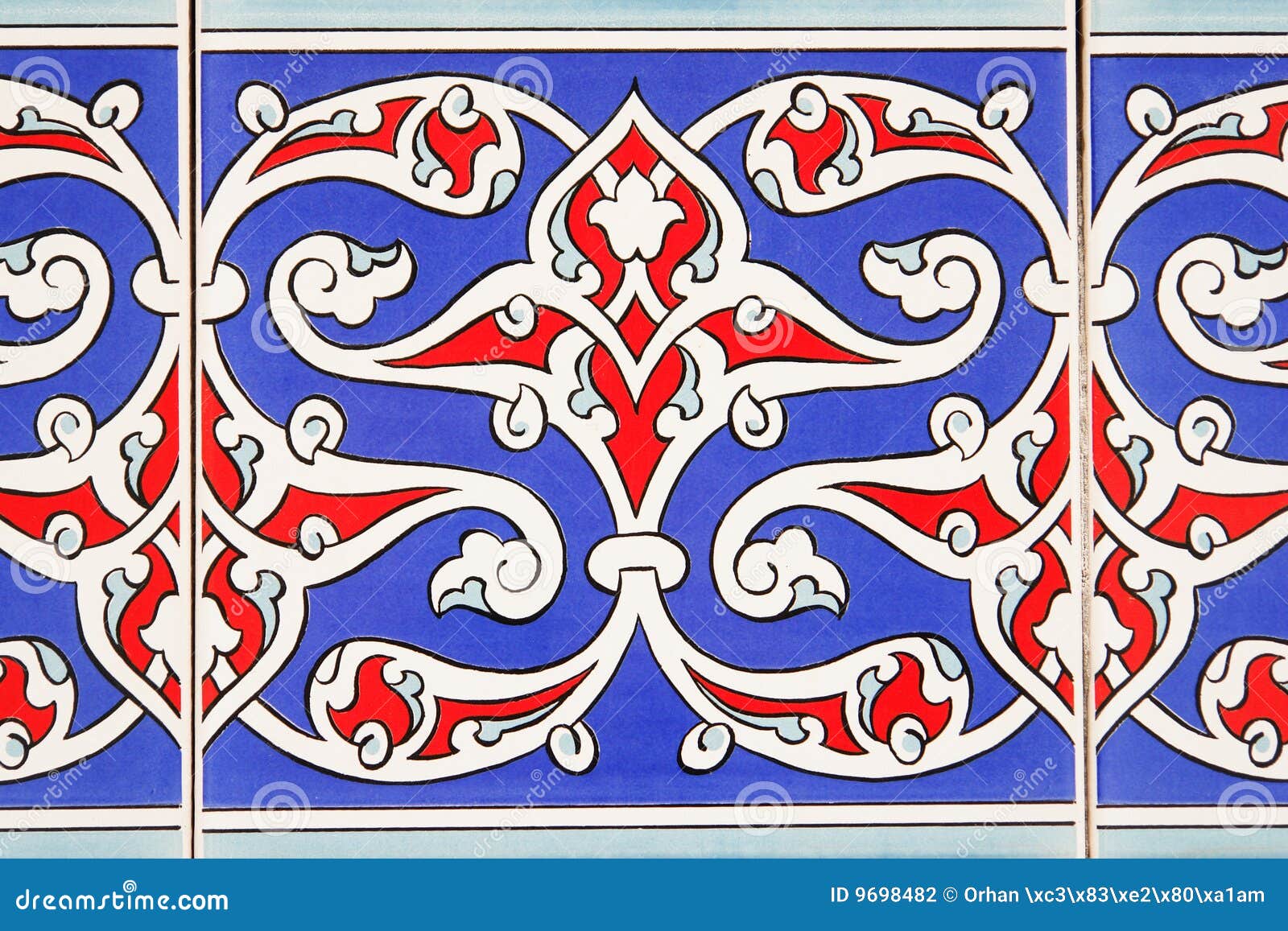 Turkish tiles stock photo. Image of abstract, mosaics - 9698482