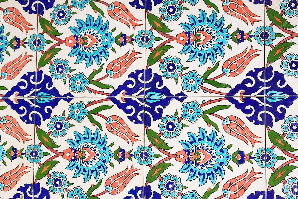 Turkish tiles stock photo. Image of orient, backgrounds - 9698526