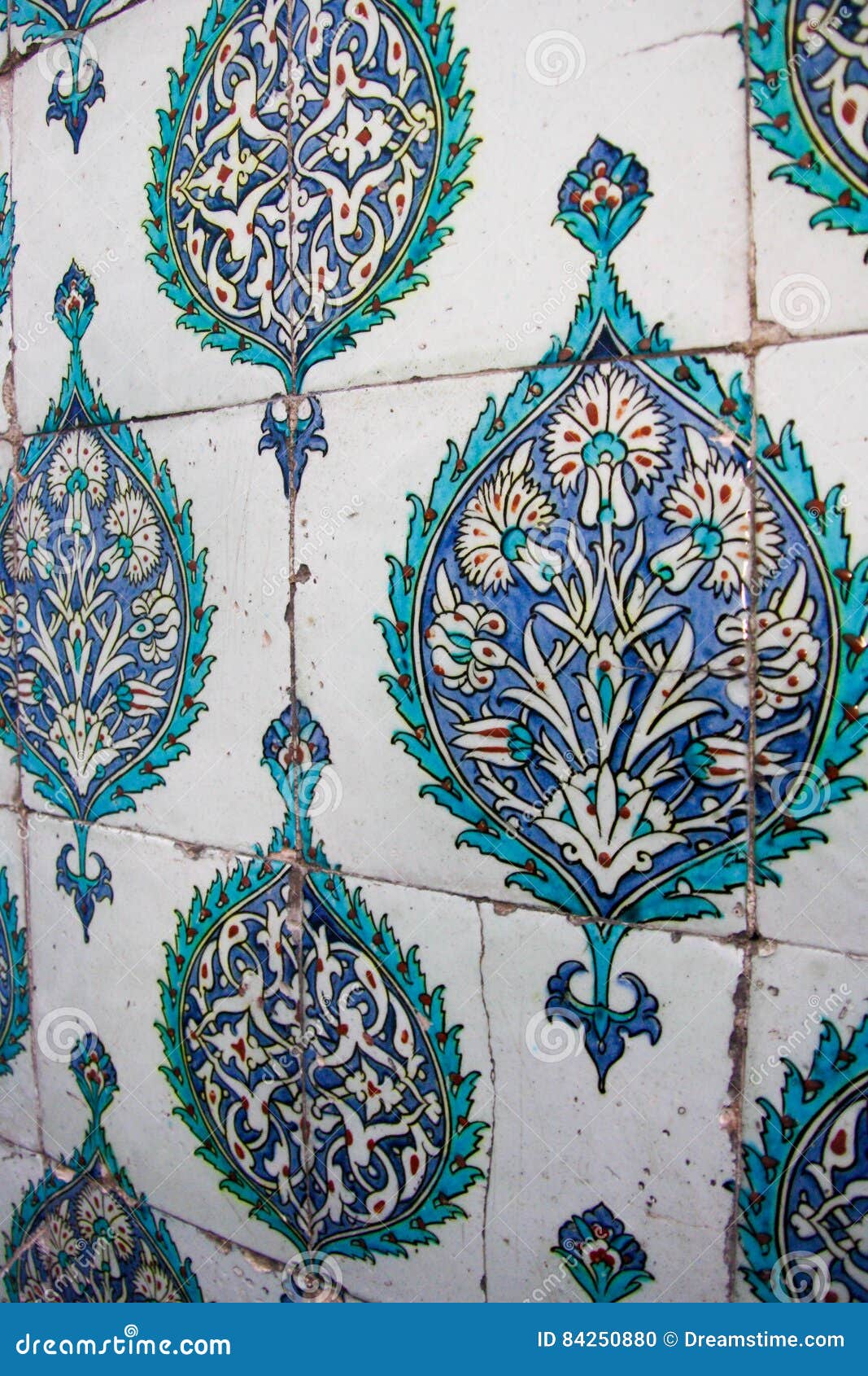 Turkish tiles stock photo. Image of turkish, texture - 84250880