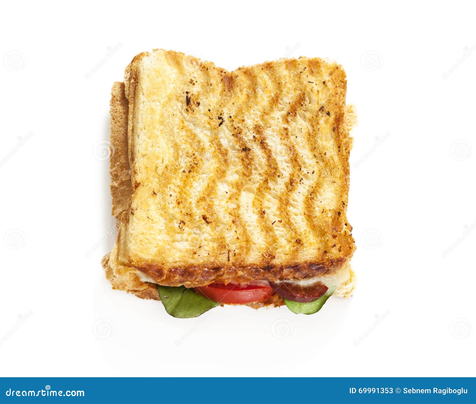 Turkish Toast Ayvalik Tostu / Russian Salad Sandwich With Sausage ...