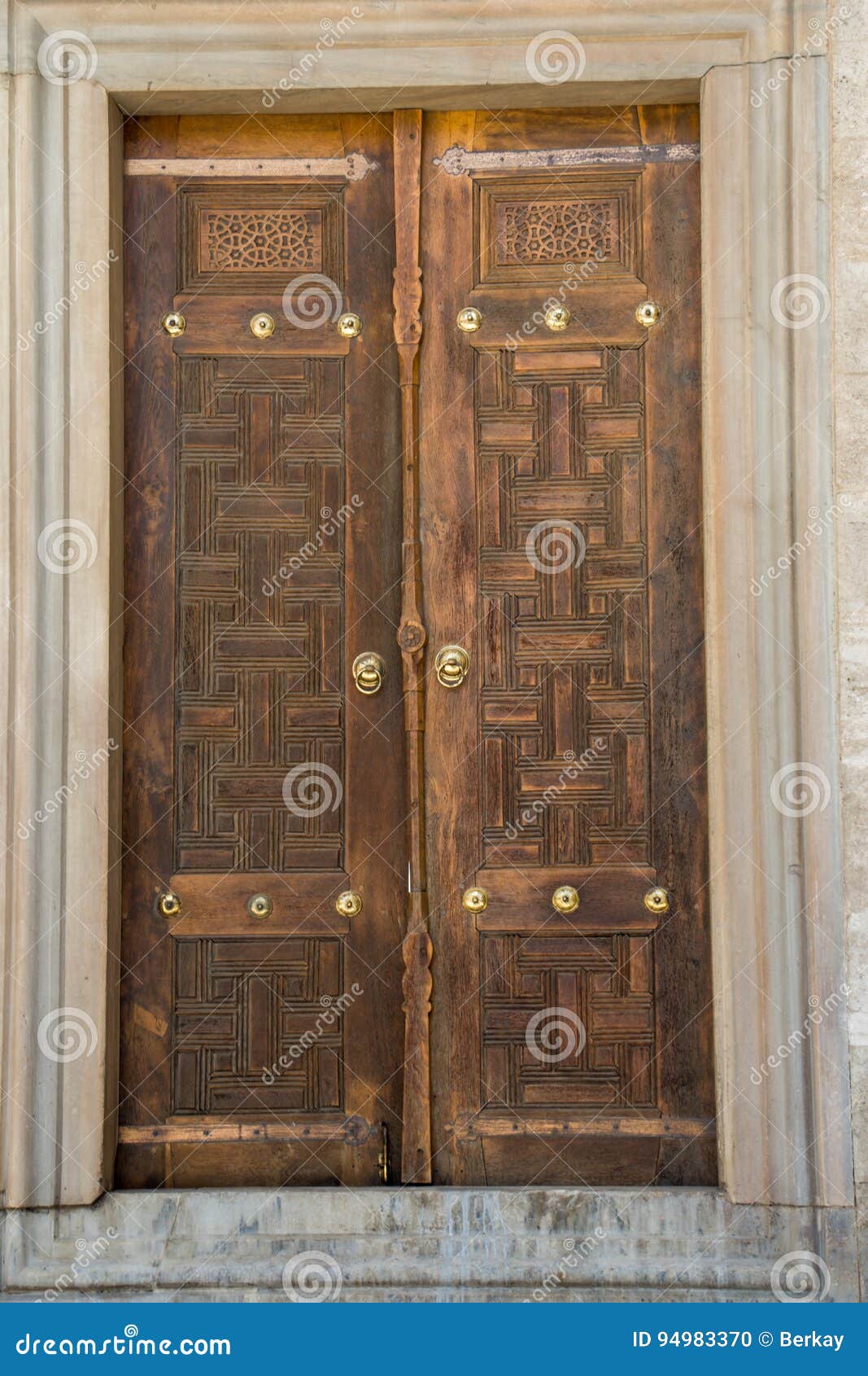 Turkish Traditional Door Architecture Stock Photo - Image of turkish ...