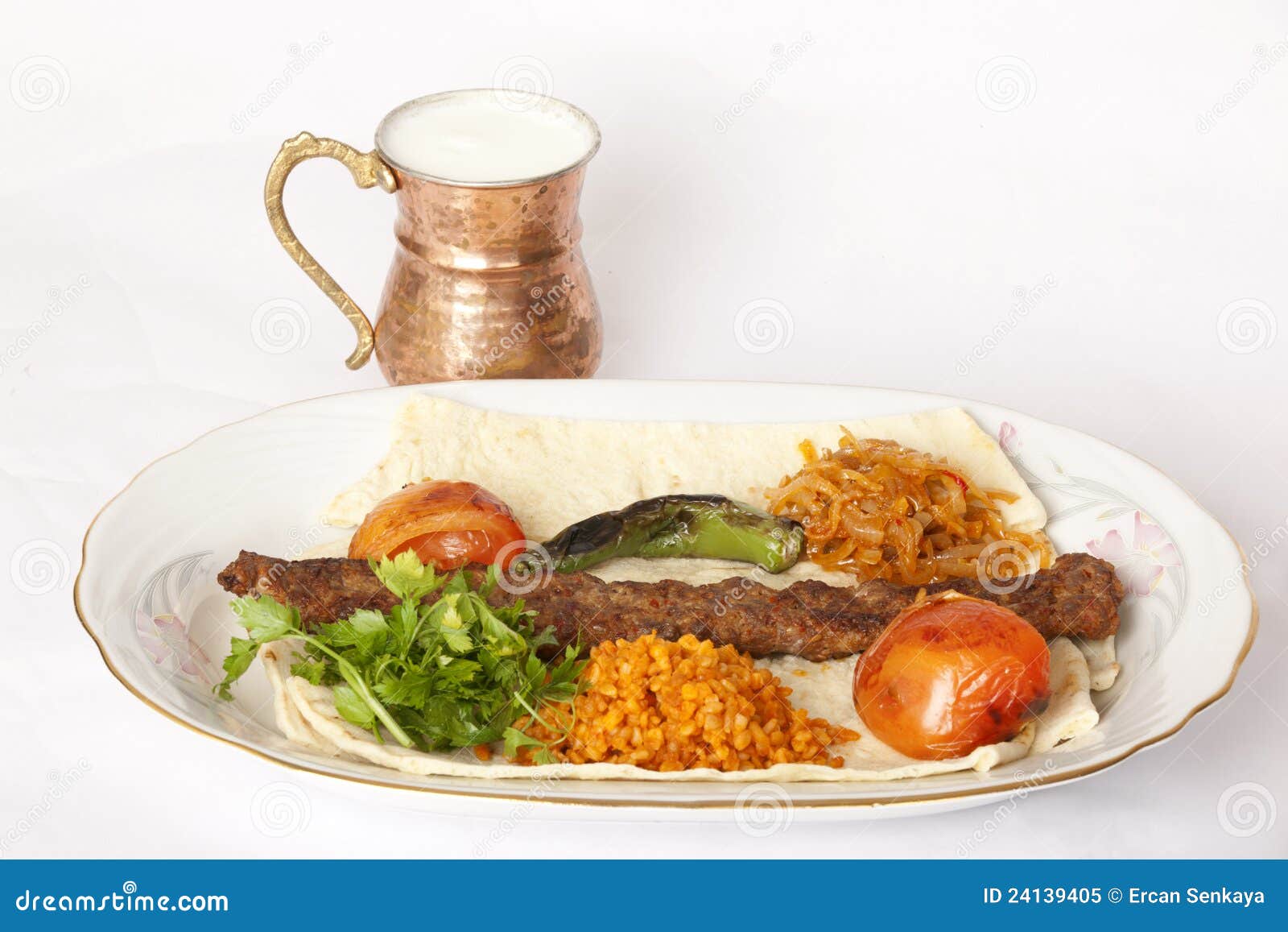 Turkish traditional kebab stock image. Image of meat - 24139405
