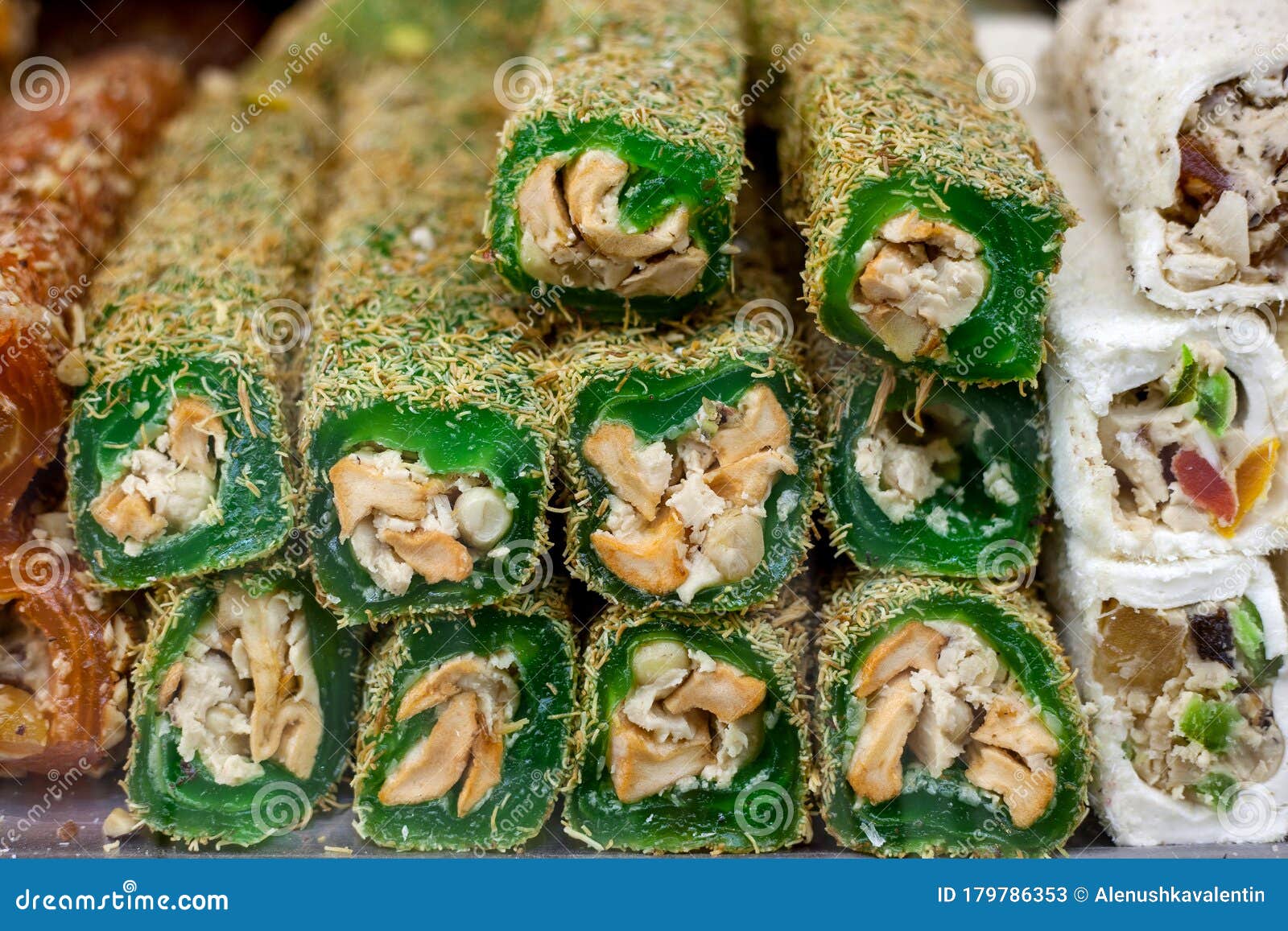 Turkish traditional sweets stock image. Image of asian - 179786353