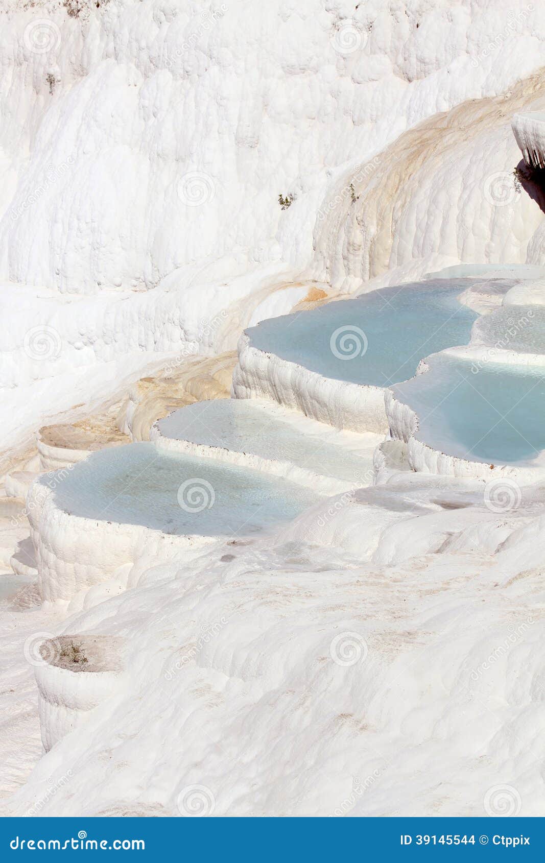 Turkish Travertines stock photo. Image of rock, geological - 39145544