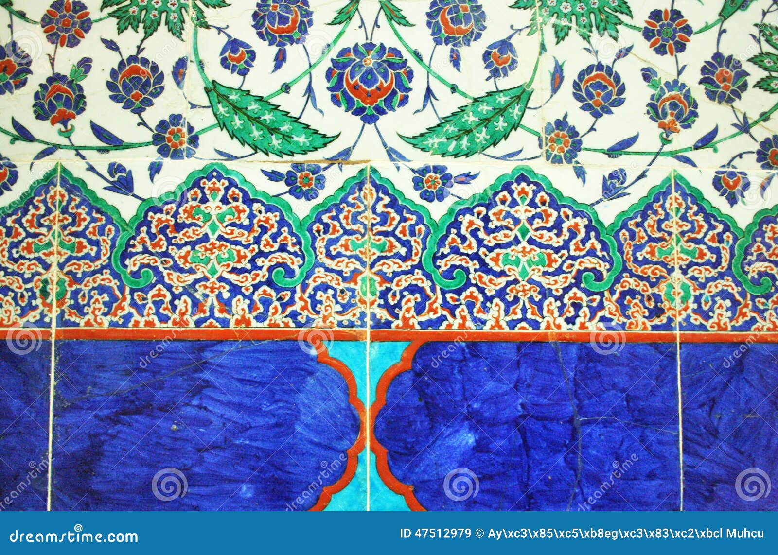 Turkish Wall Tiles stock image. Image of oriental, islamic - 47512979