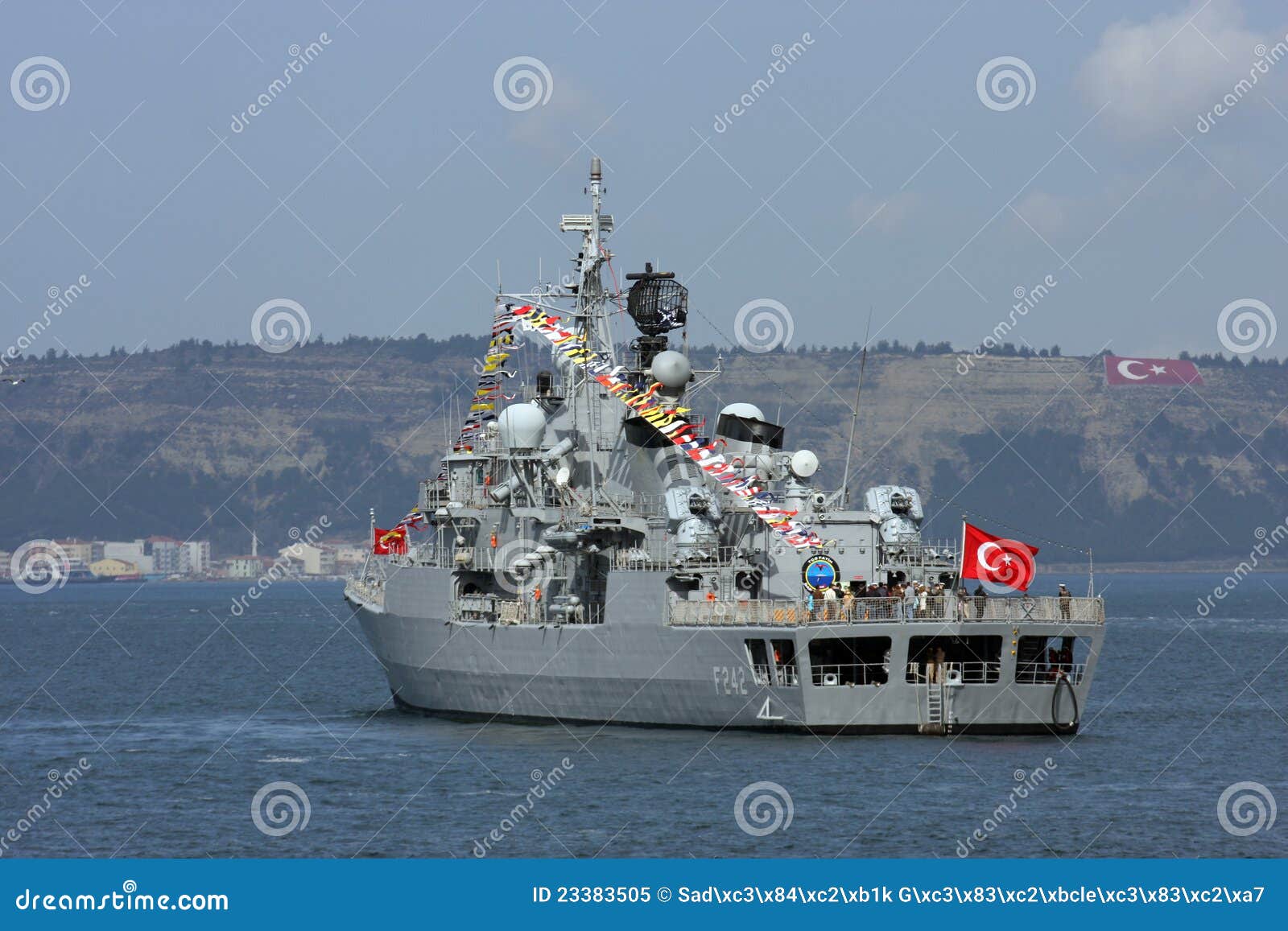 Turkish Warsihp editorial image. Image of guard, destroyer - 23383505
