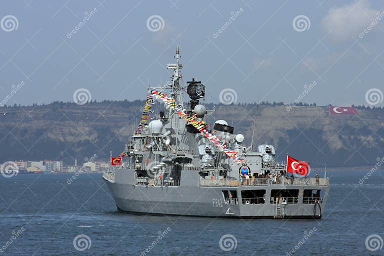 Turkish Warsihp editorial image. Image of guard, destroyer - 23383505
