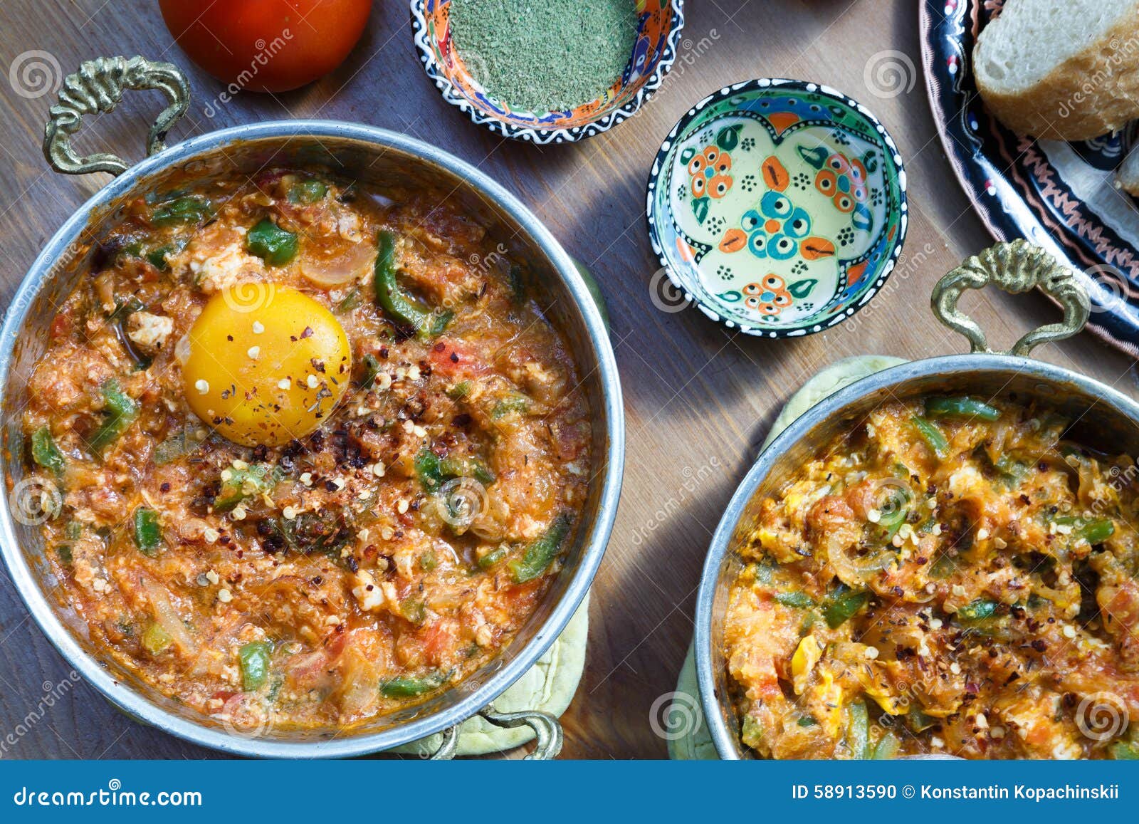 Turkisk mat Menemen arkivfoto. Bild av bild, färg, gourmet - 58913590