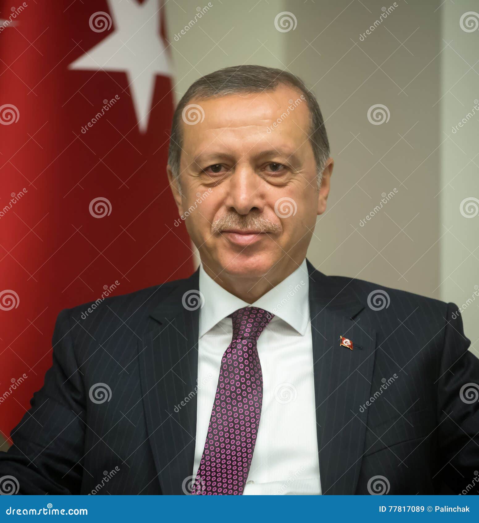 Turkisk President Recep Tayyip Erdogan Redaktionell Fotografering för ...