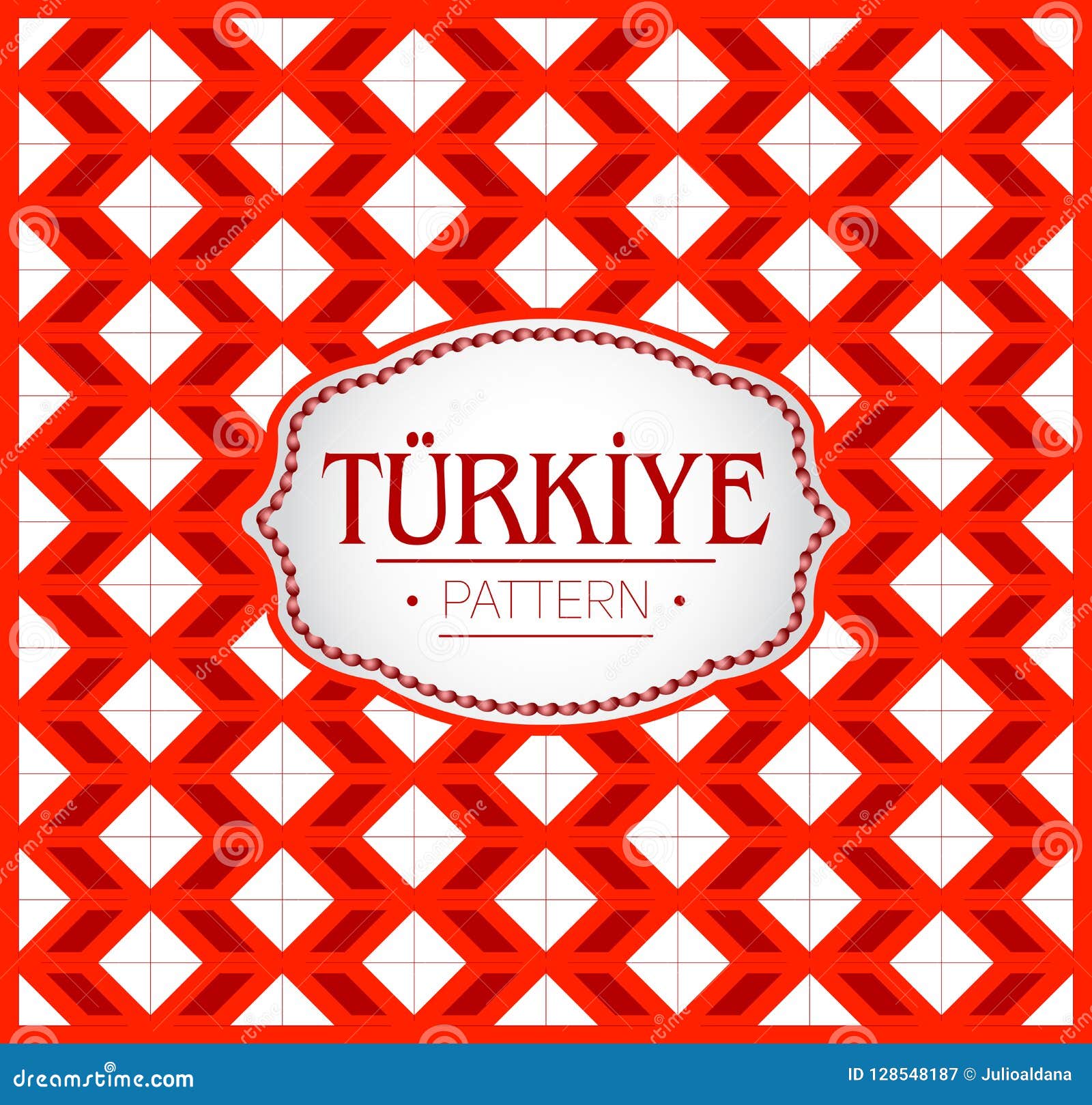 Turkiye Pattern, Background Texture And Emblem With The Colors Of The ...