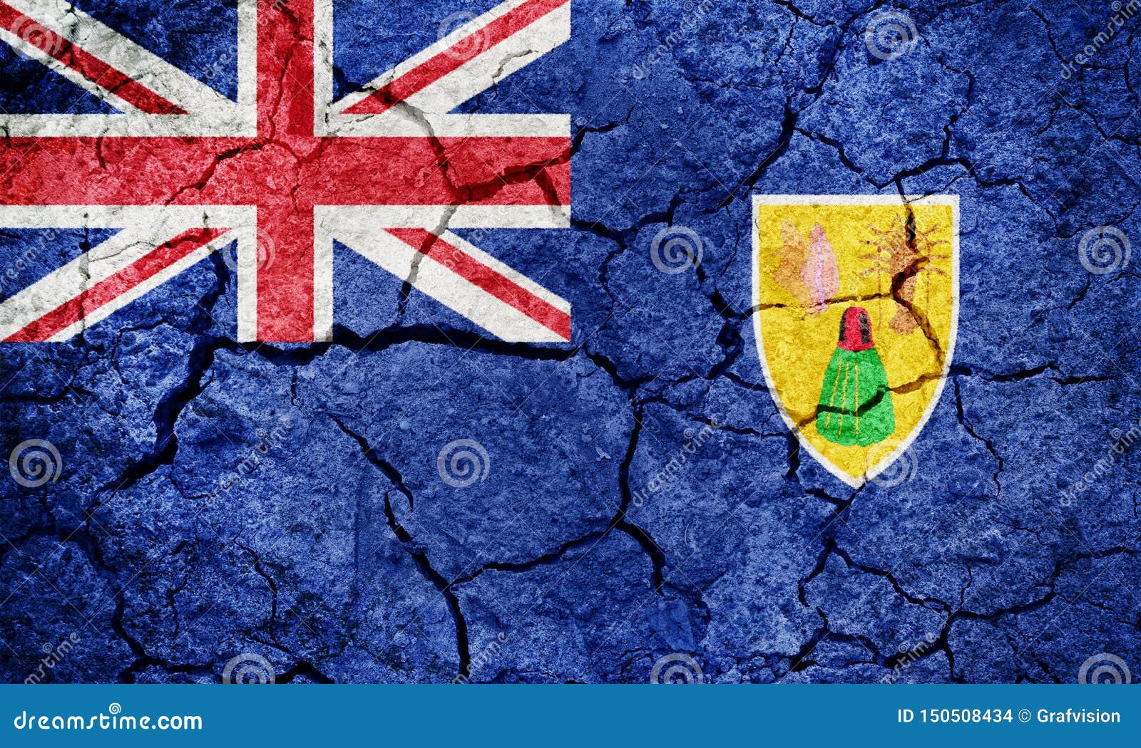 Turks and Caicos Islands Flag Stock Photo - Image of background, ground ...