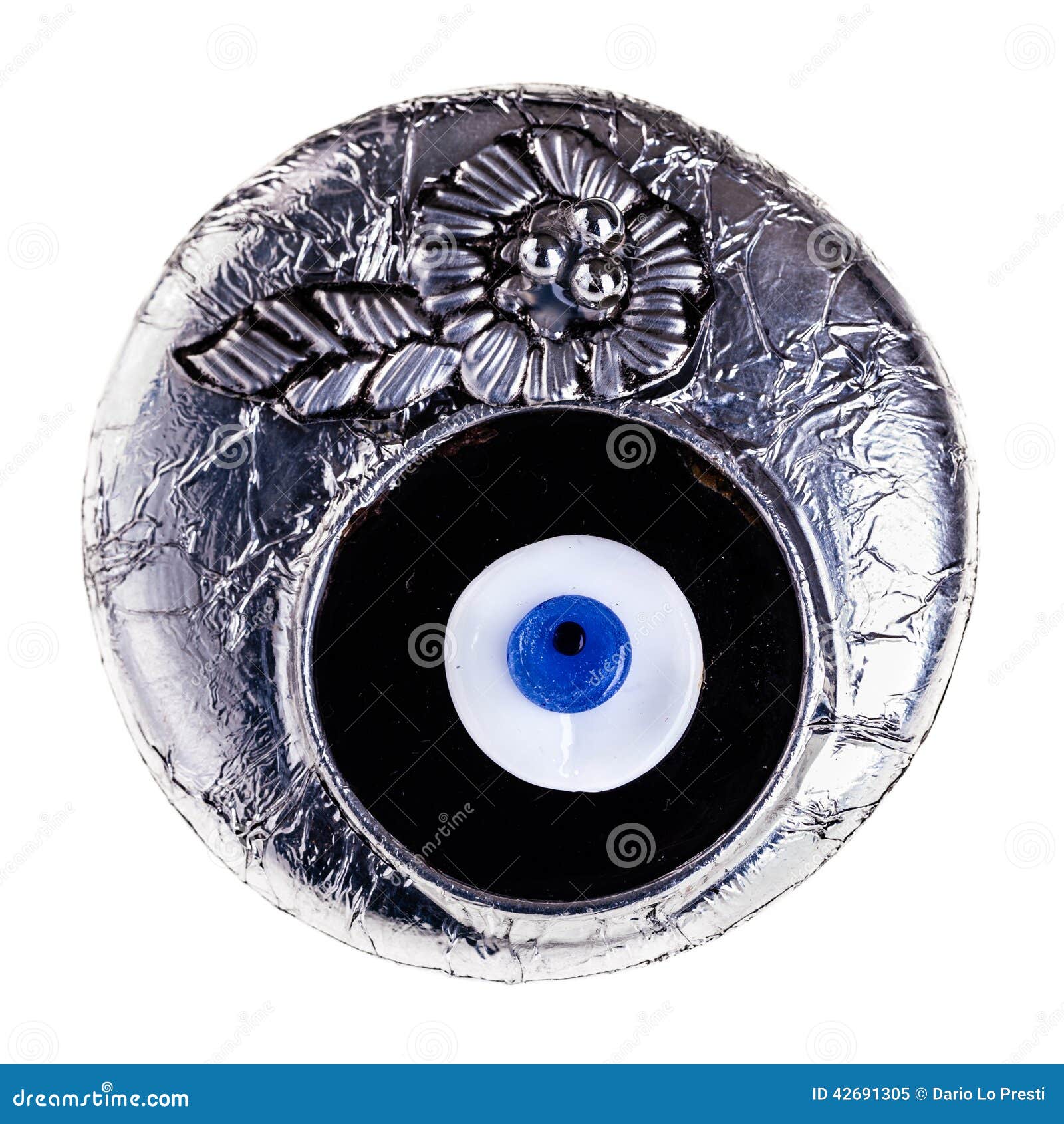 Turks oog stock afbeelding. Image of kleur, zilver, bescherm - 42691305